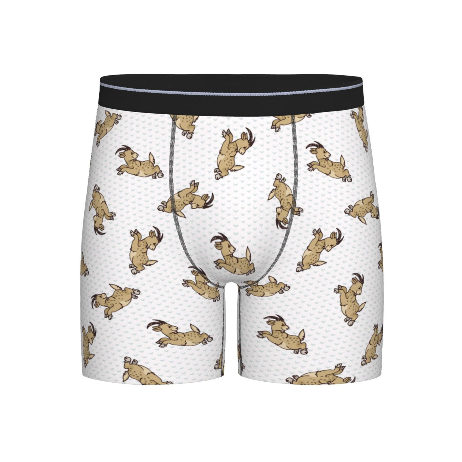 Men'S Boxer Briefs, Classic Cartoon Cute Goat_A Soft And Breathable ...