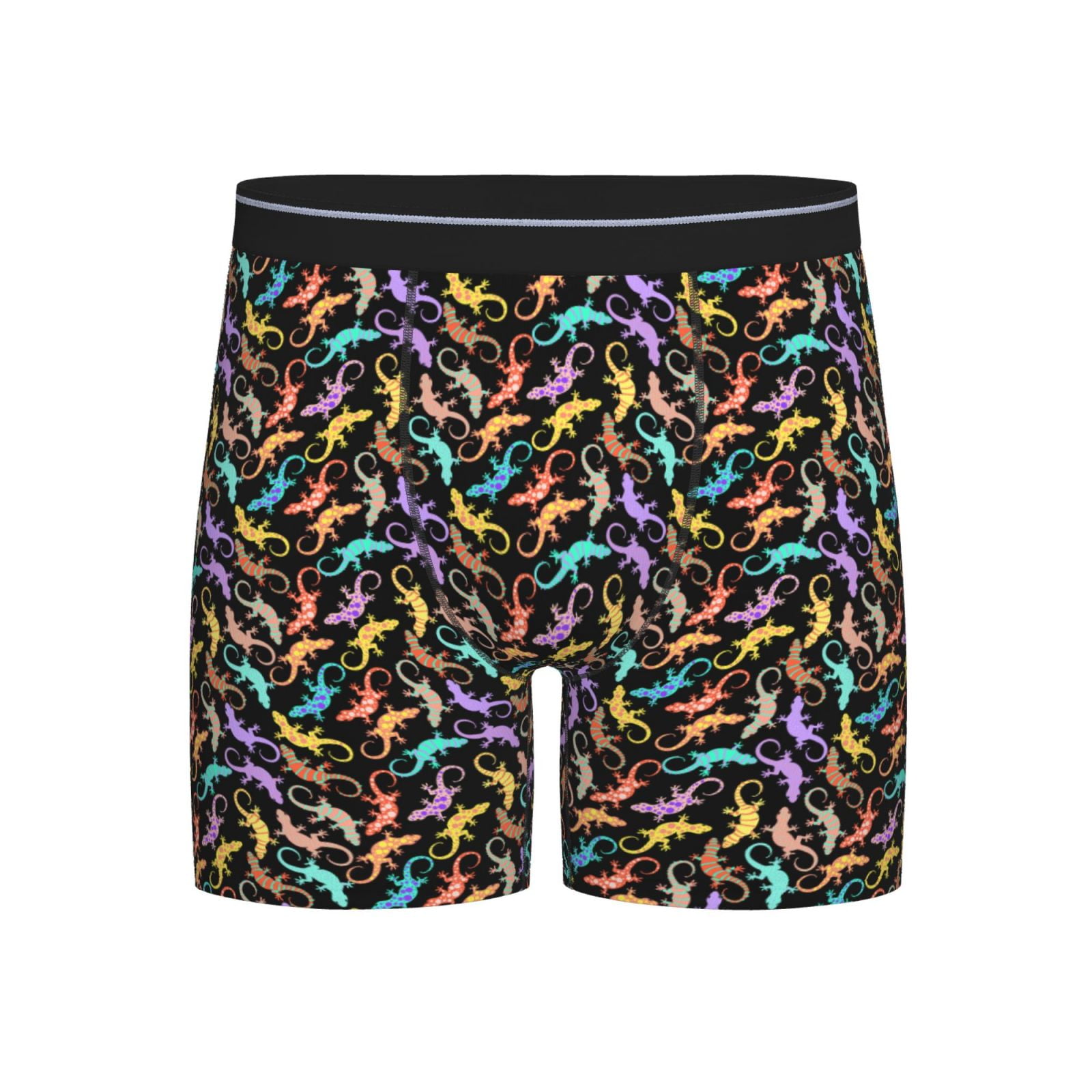 Men'S Boxer Briefs, Classic Colorful Cute Lizard Gecko_A Soft And ...