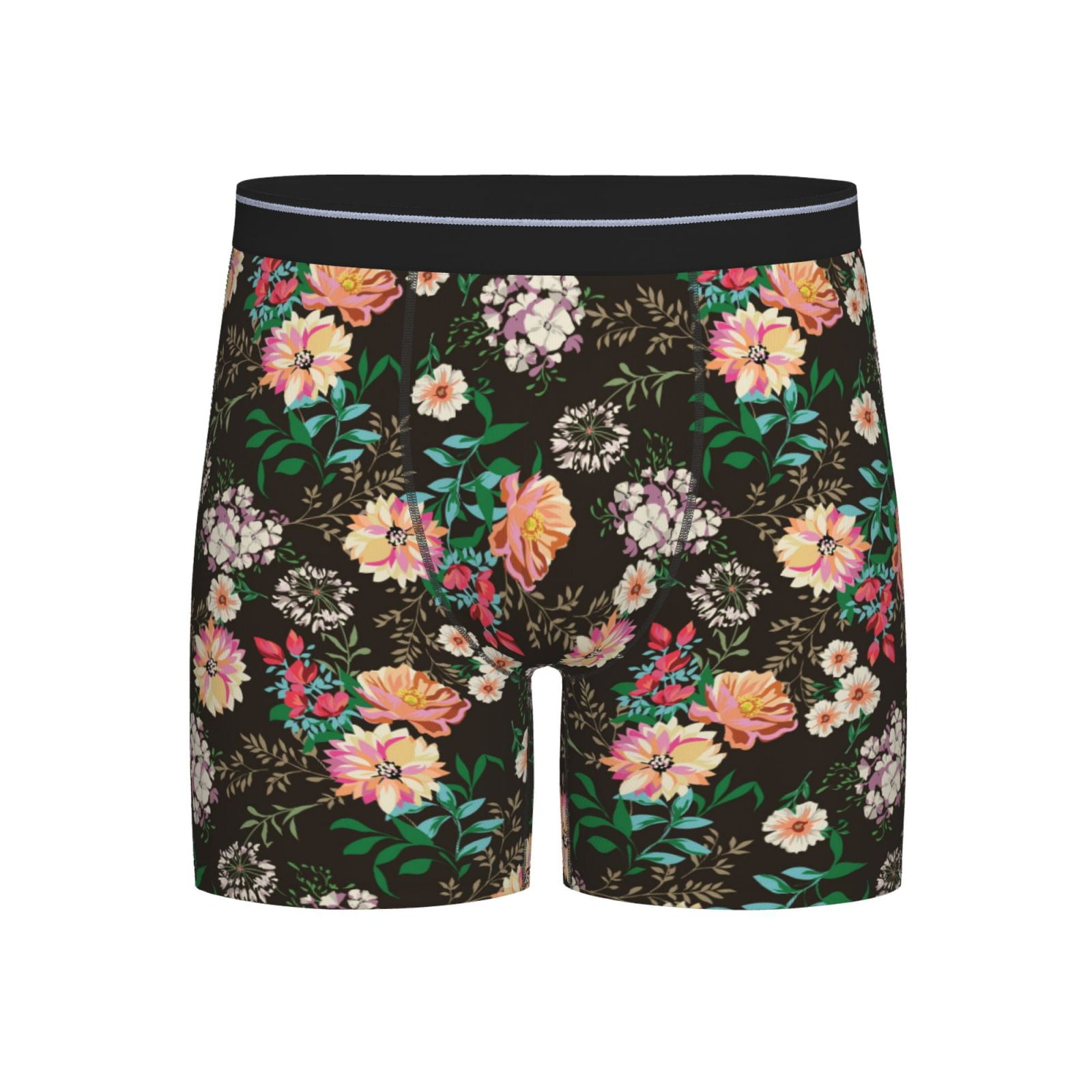 Men'S Boxer Briefs, Colorful Carnations Flowers Soft And Breathable ...