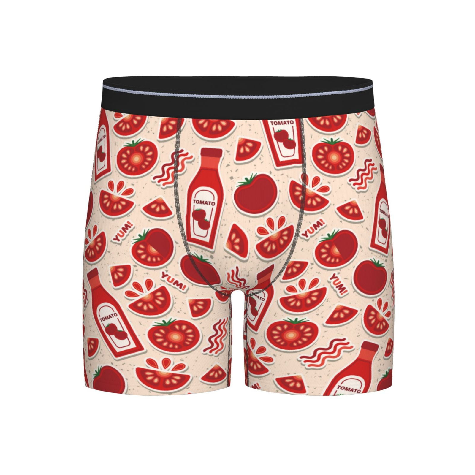 Men'S Boxer Briefs, Cute Tomato Ketchup Soft And Breathable Mens ...