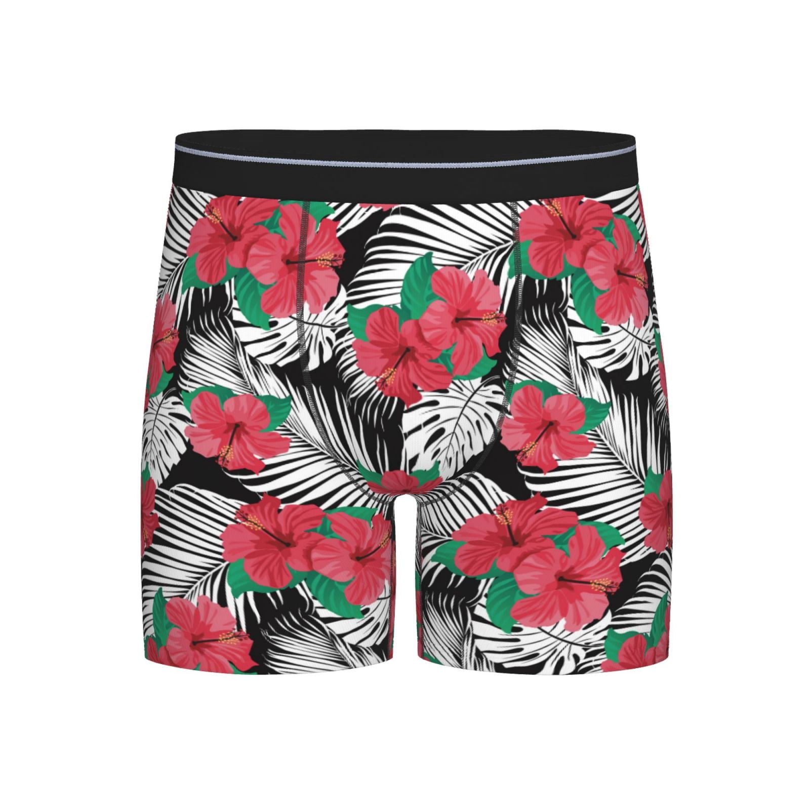 Men'S Boxer Briefs, Red Flowers_A Soft And Breathable Mens Underwear ...