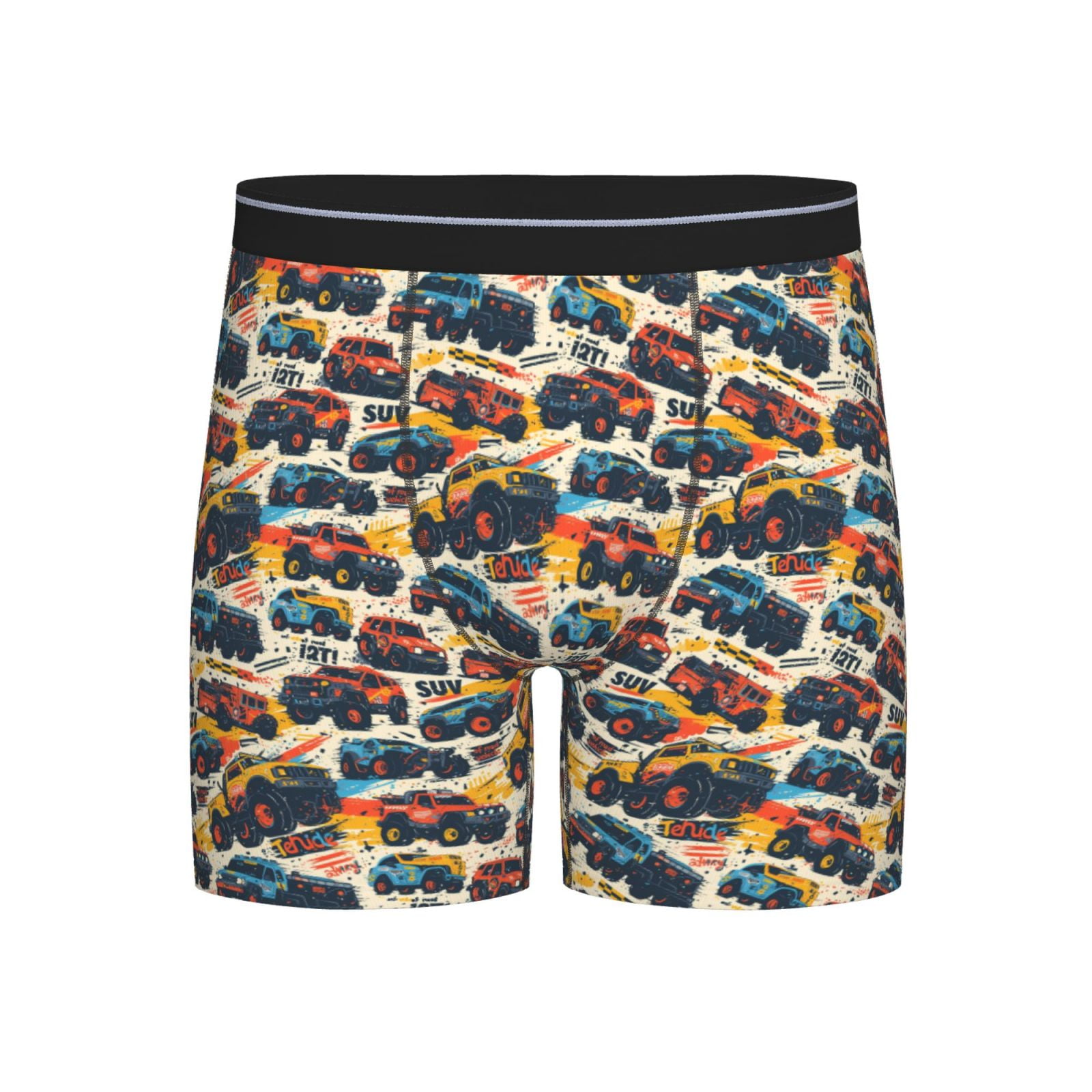 Men'S Boxer Briefs, Suv Off Road Racing Car Soft And Breathable Mens ...