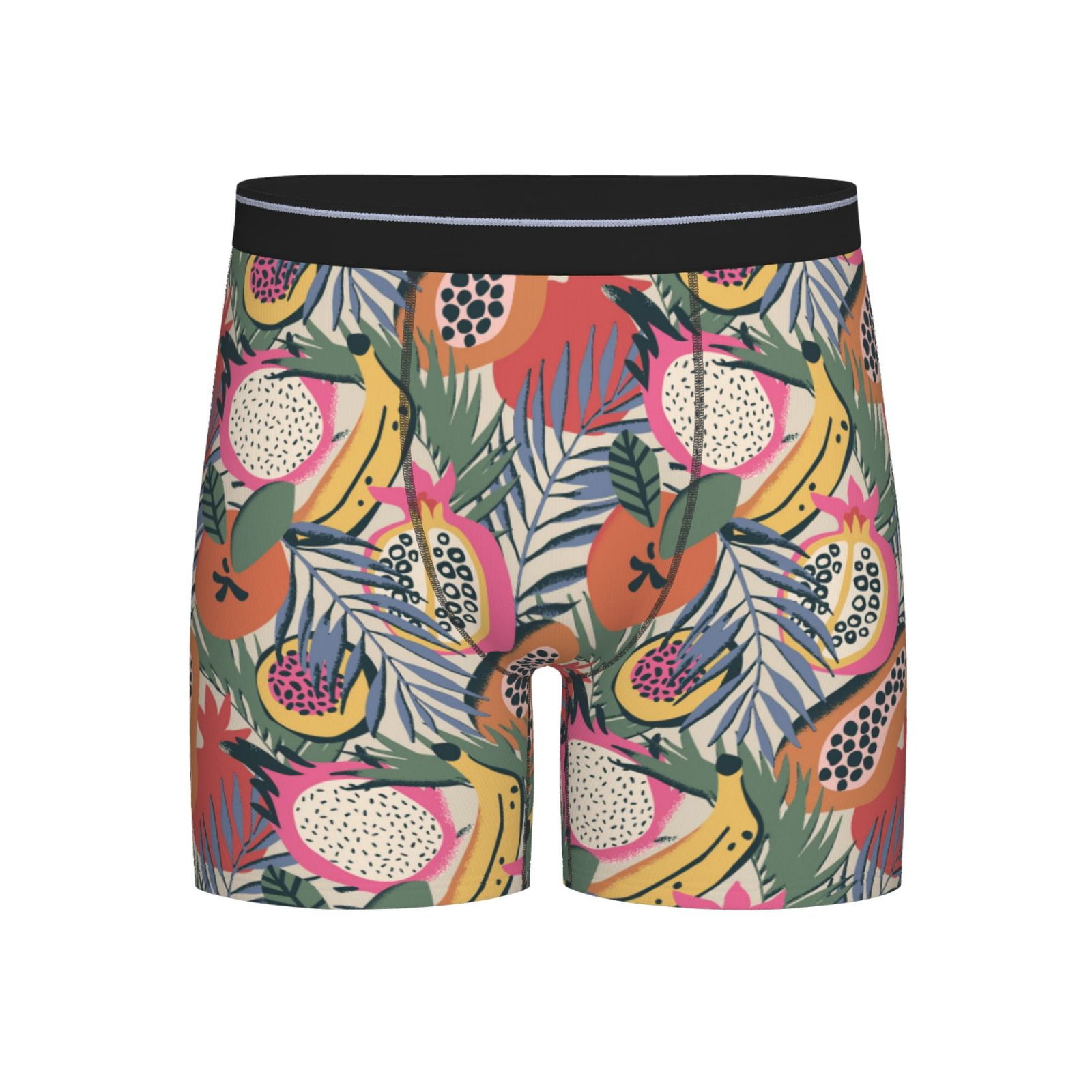 Men'S Boxer Briefs, Tropical Fruit A Soft And Breathable Mens Underwear ...