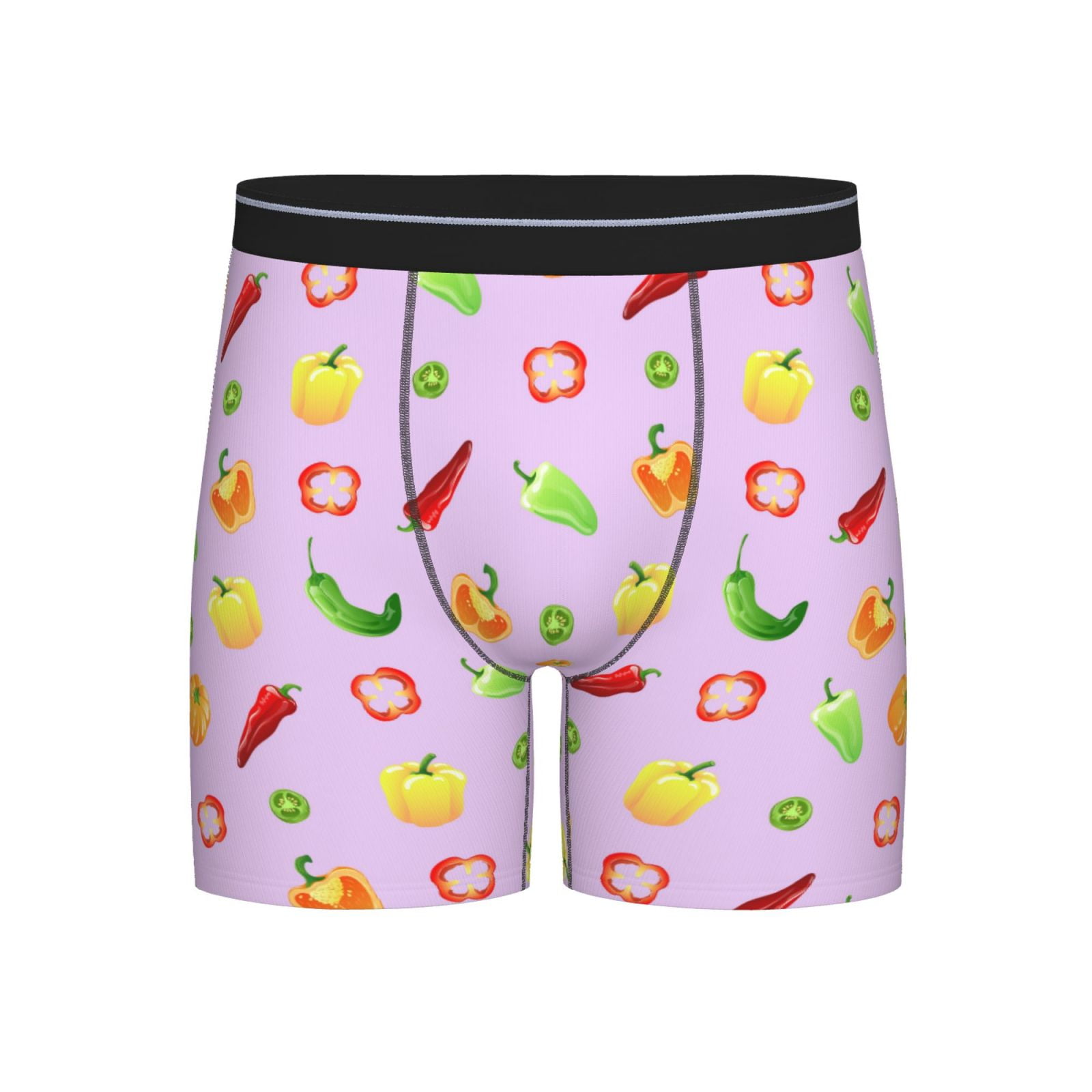 Men'S Boxer Briefs, Vegetable Bell Pepper Pattern Soft And Breathable ...