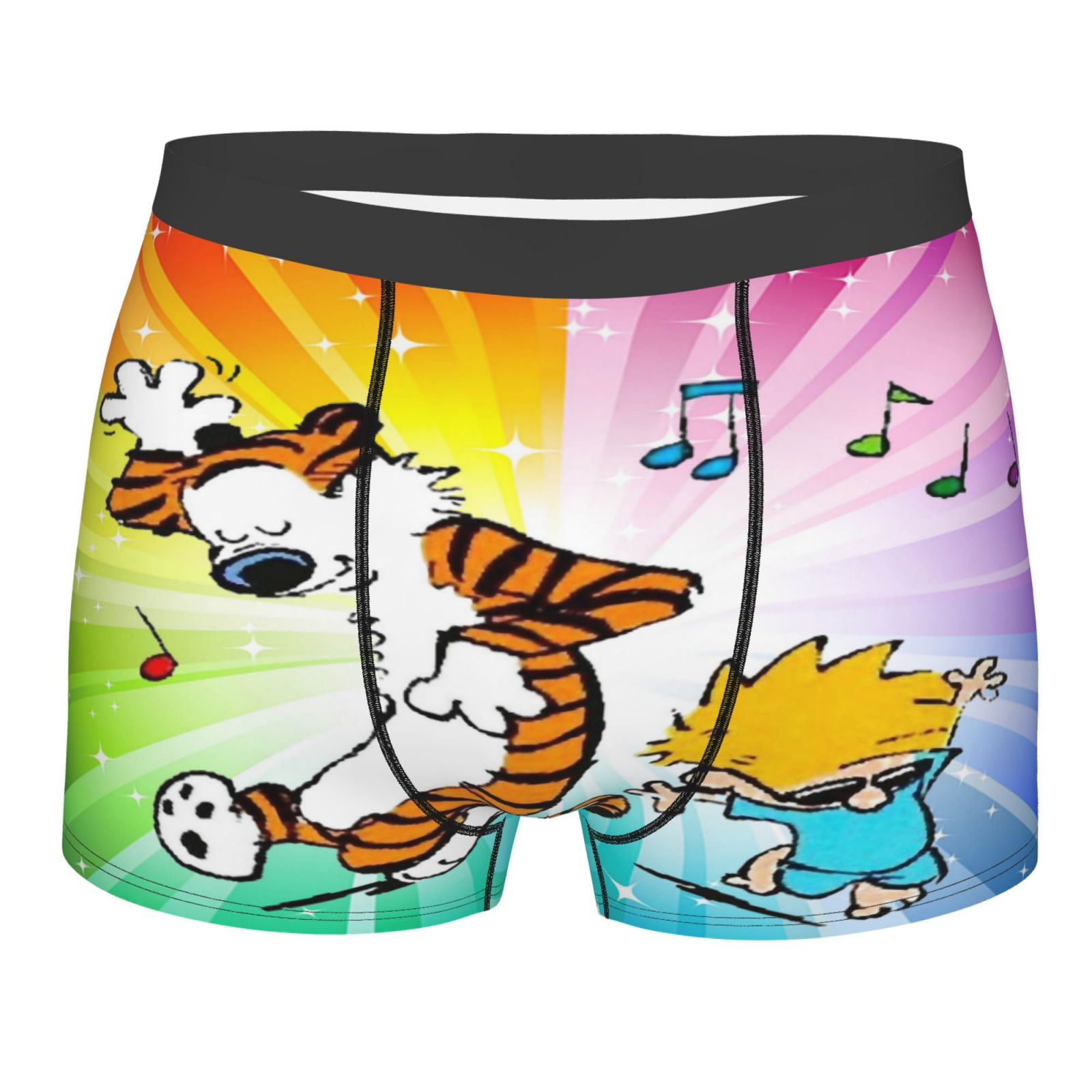 Men'S Calvin And Hobbe Boxer Briefs Underwear Cartoon Boxer Shorts - Walmart.com