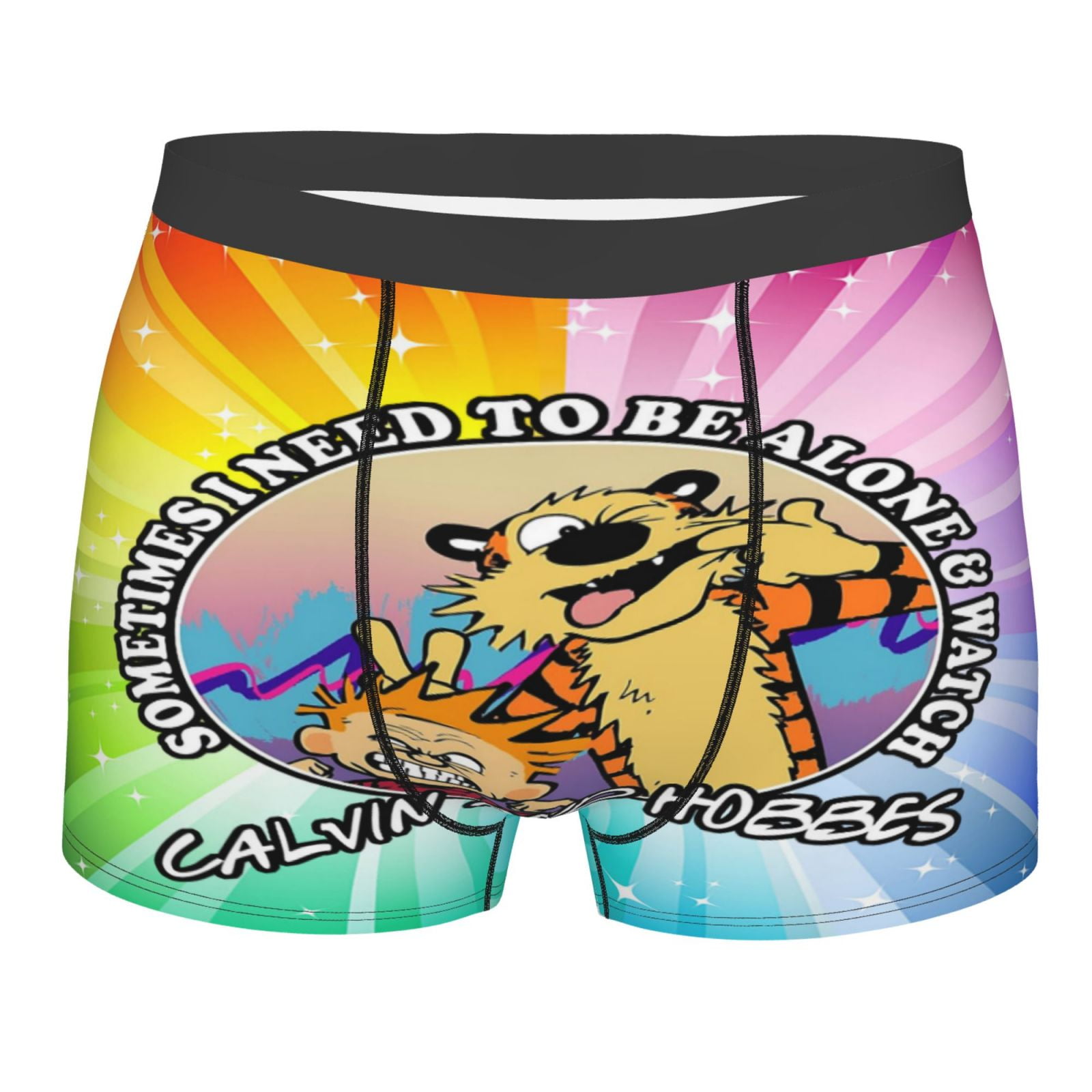 Men'S Calvin And Hobbe Boxer Briefs Underwear Cartoon Boxer Shorts - Walmart.com