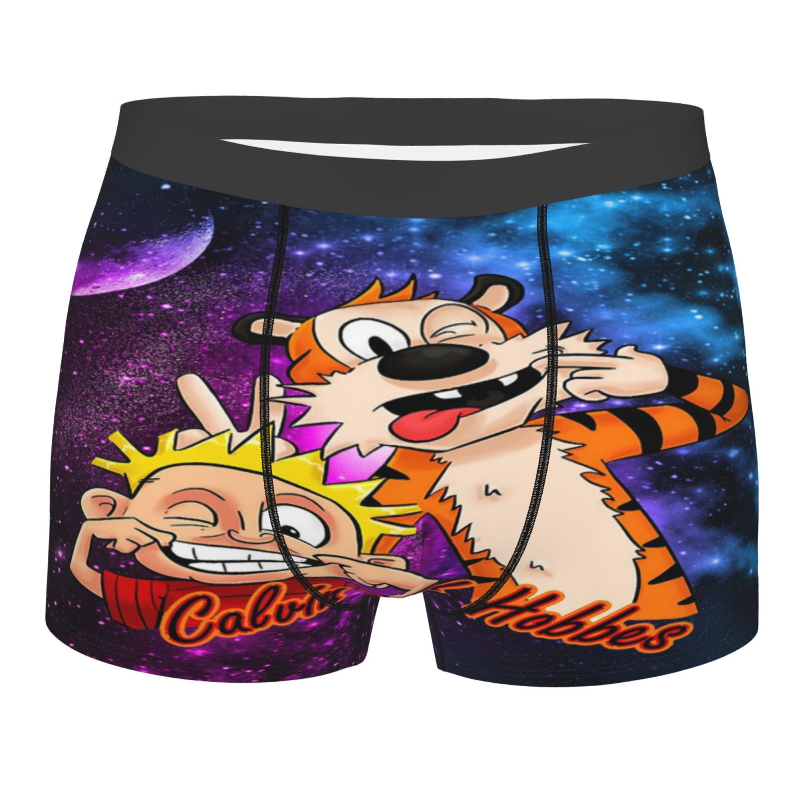 Men'S Calvin And Hobbe Boxer Briefs Underwear Cartoon Boxer Shorts ...