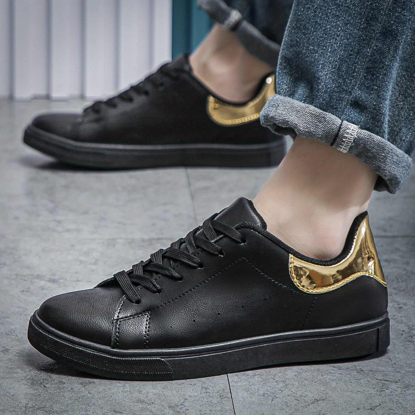 Men'S Casual Non-Slip White Sneakers for Students - Walmart.com