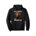 Men'S Chocolate Labrador Retriever Graphic Hoodie - Heavyweight ...