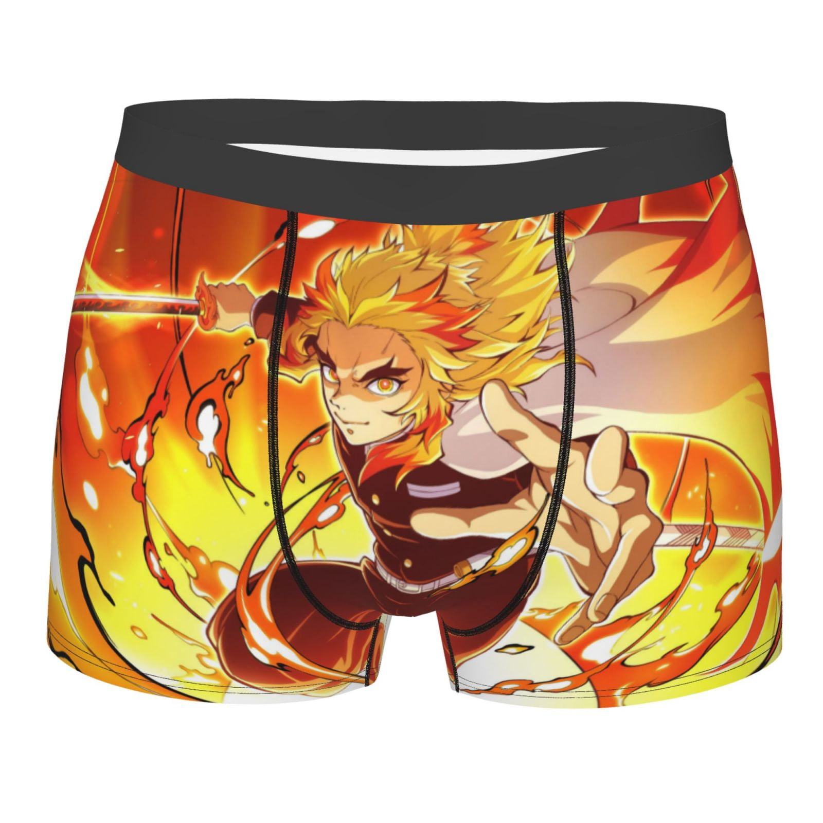 Men'S Comfort Breathable Boxer Briefs, Demon Slayer - Kyojuro 2 Mens ...
