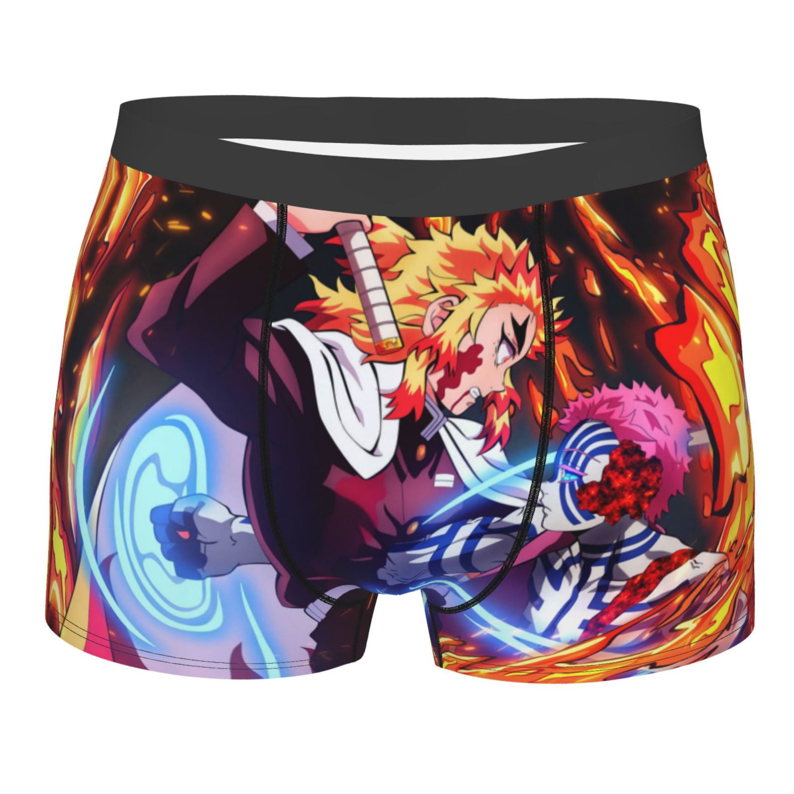 Men'S Comfort Breathable Boxer Briefs, Demon Slayer - Kyojuro A Mens ...