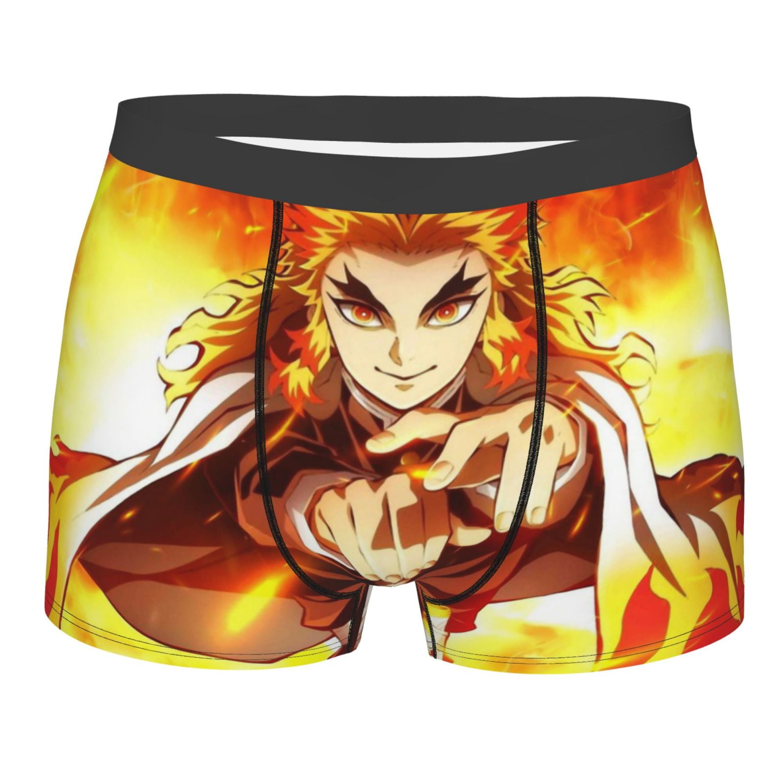 Men'S Comfort Breathable Boxer Briefs, Demon Slayer - Kyojuro Mens ...