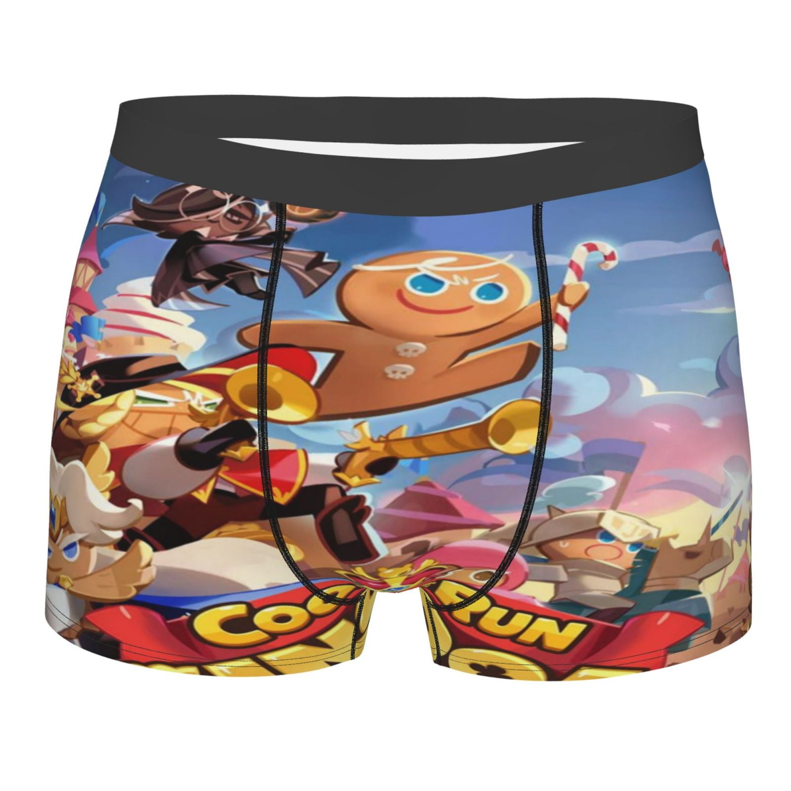 Men'S Cookie Run Kingdom Boxer Briefs Underwear Cartoon Boxer Shorts ...