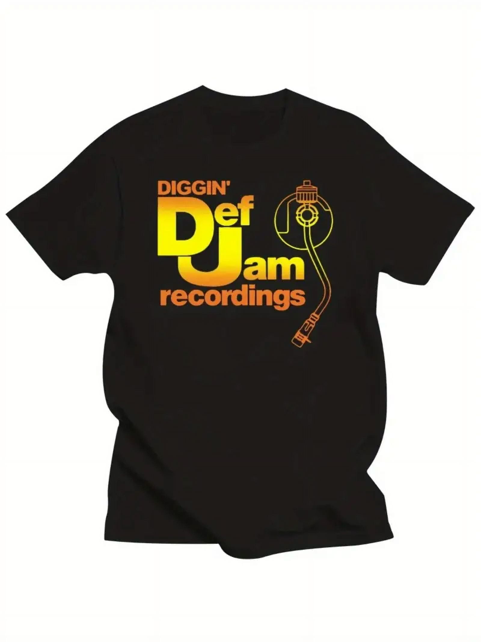 Men'S Cotton T-Shirt Featuring a Rare Retro Logo from DEF JAM RECORDING ...