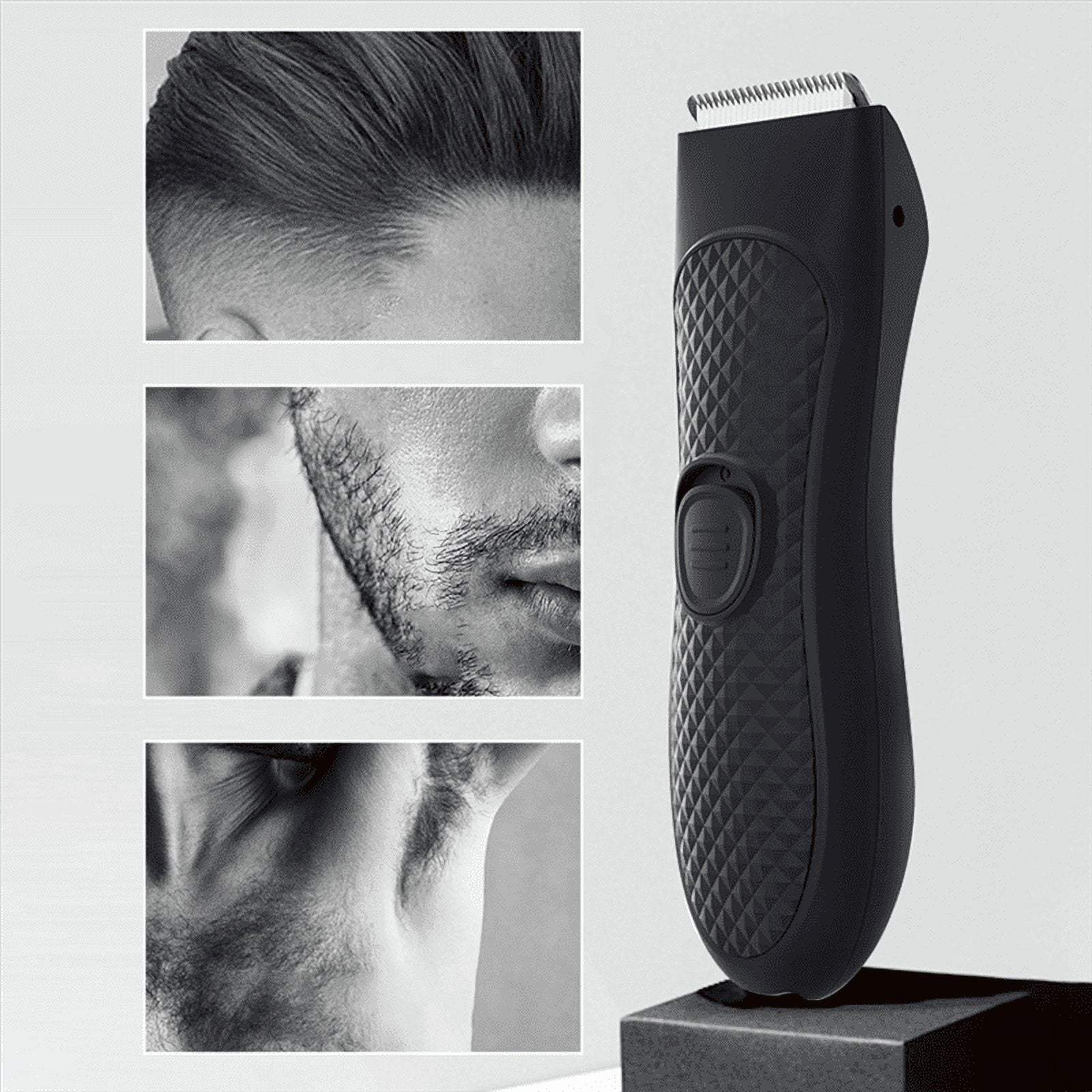 Men'S Electric Trimmer Groin Hair Pubic Removal Intimate Areas Body ...