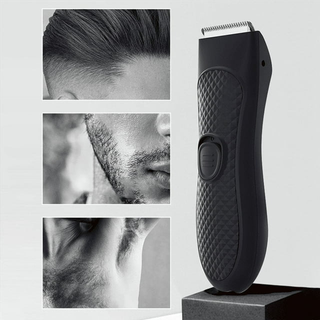 Men'S Electric Trimmer Groin Hair Pubic Removal Intimate Areas Body ...