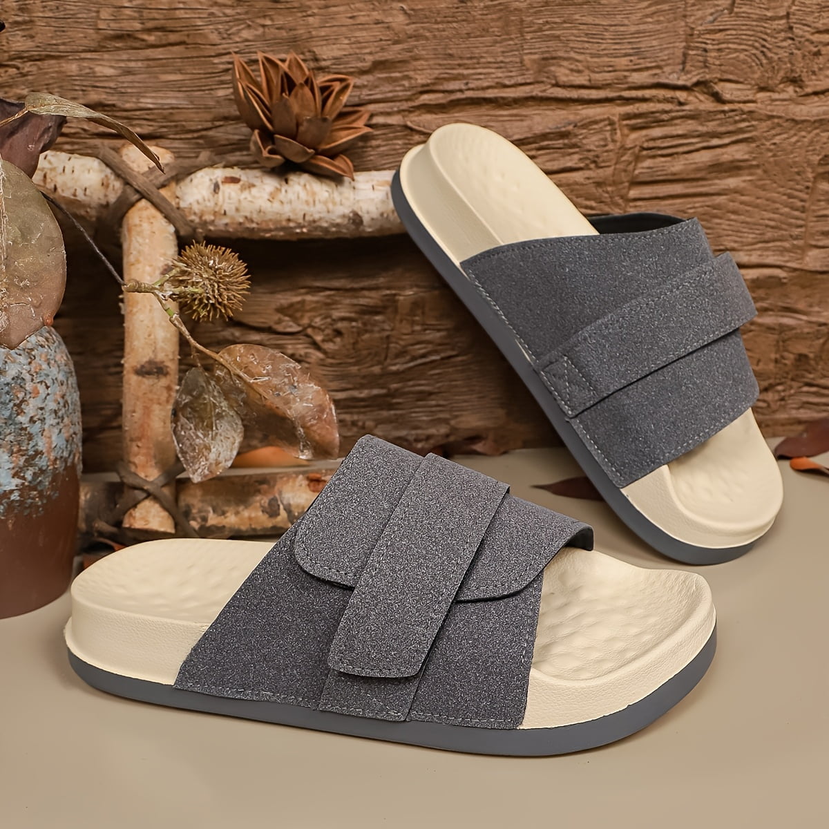 Men'S Fashion, Beach Outdoor Casual Wear Slides, Lightweight Versatile ...