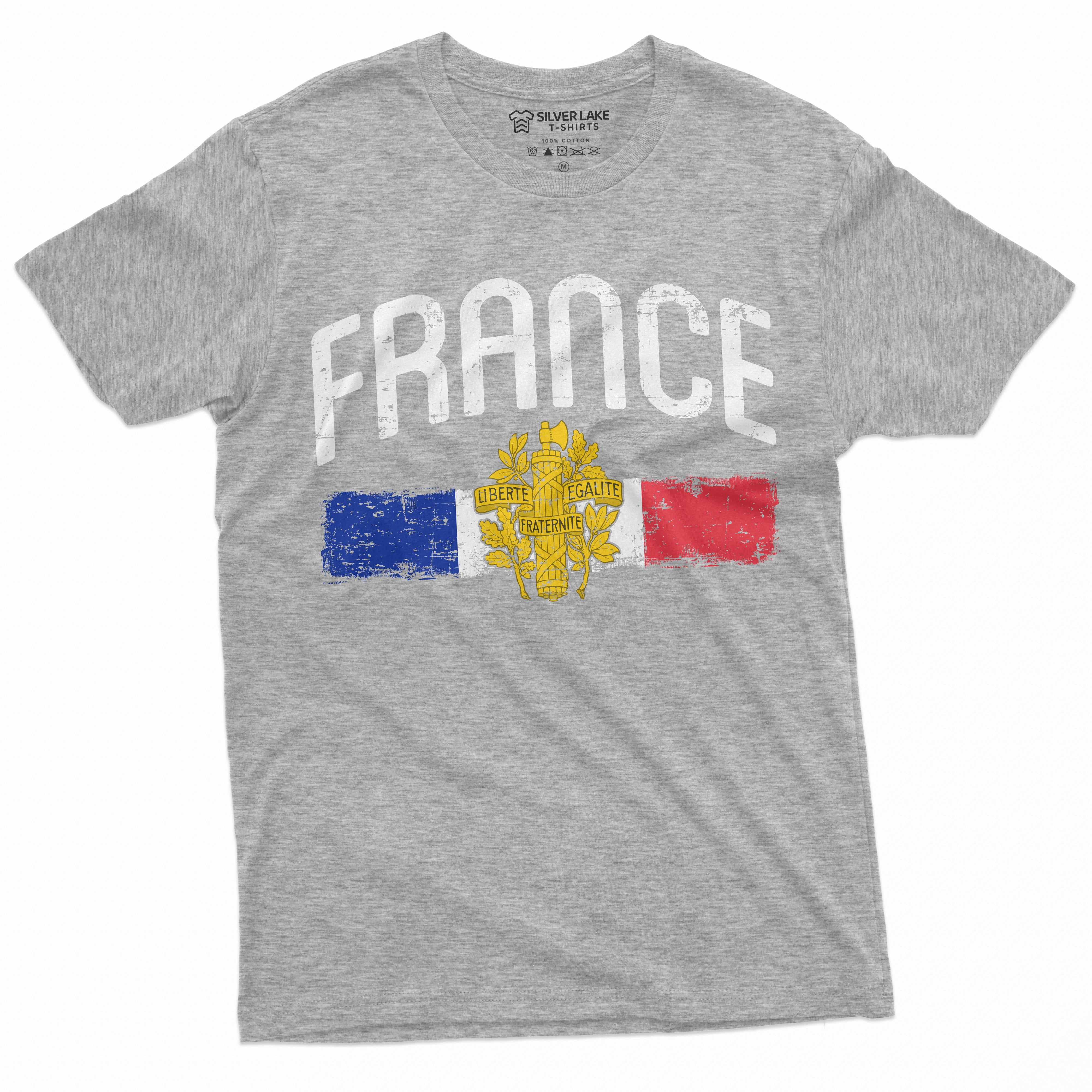 Men'S France T-Shirt French Patriotic Nationality Independence Day Coat ...