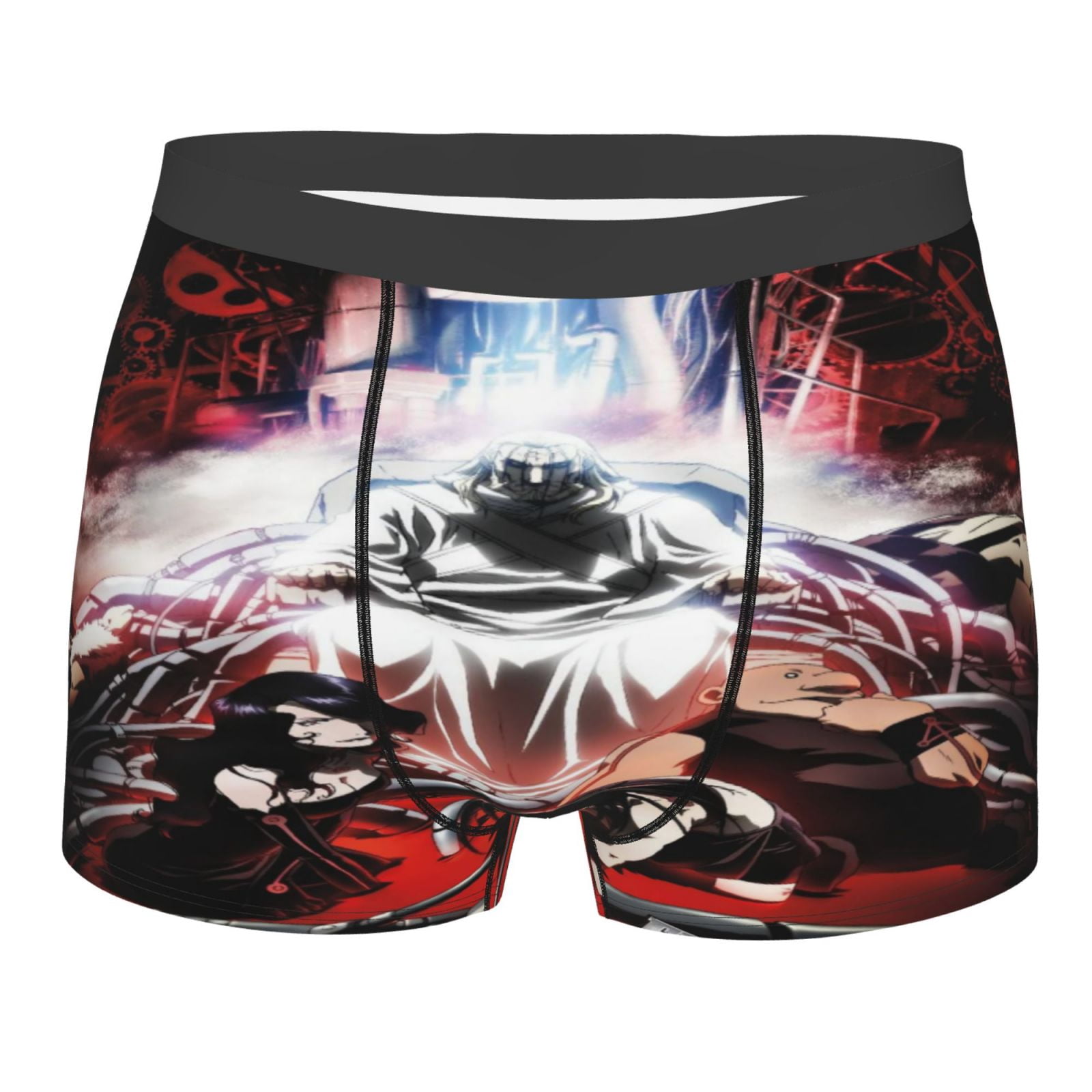 Men'S Fullmetal Alchemist Boxer Briefs Underwear Cartoon Boxer Shorts ...