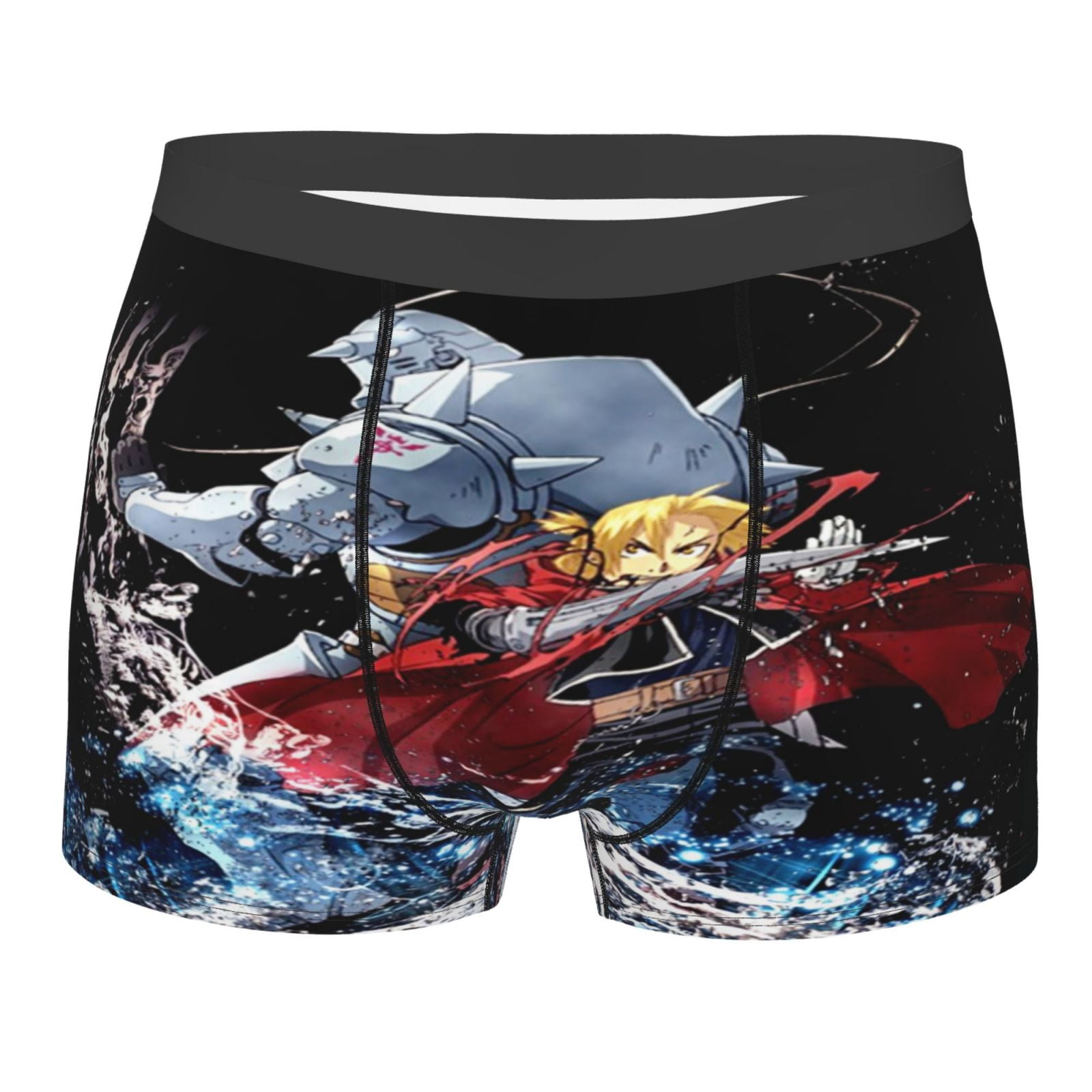 Men'S Fullmetal Alchemist Boxer Briefs Underwear Cartoon Boxer Shorts ...