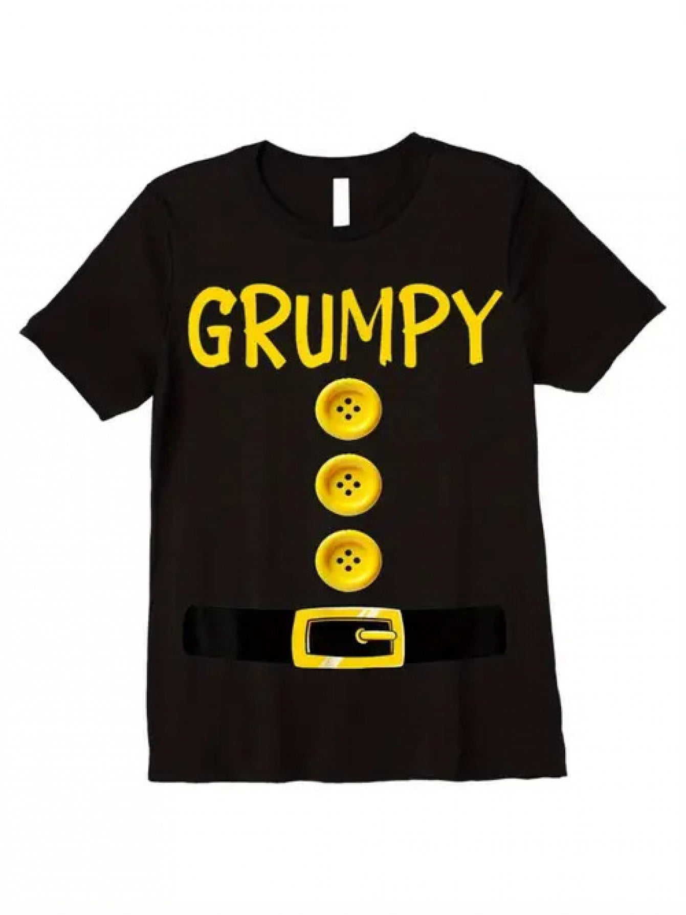 Men'S Funny Grumpy Dwarf Halloween Costume T-Shirt - Loose Fit Crew ...