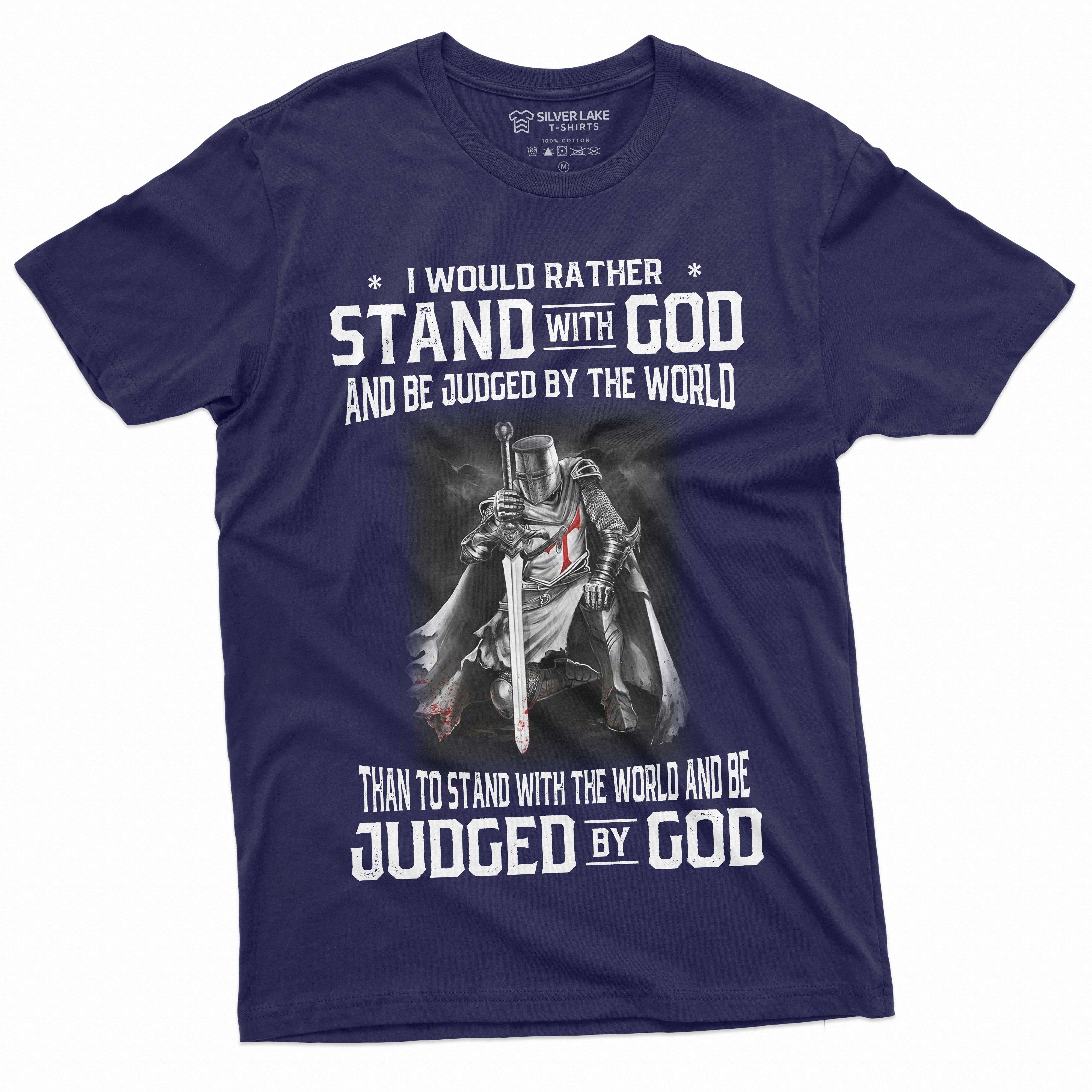 Men'S God Jesus T-Shirt Stand By God Tee Shirt |Jesus Christmas Tee ...