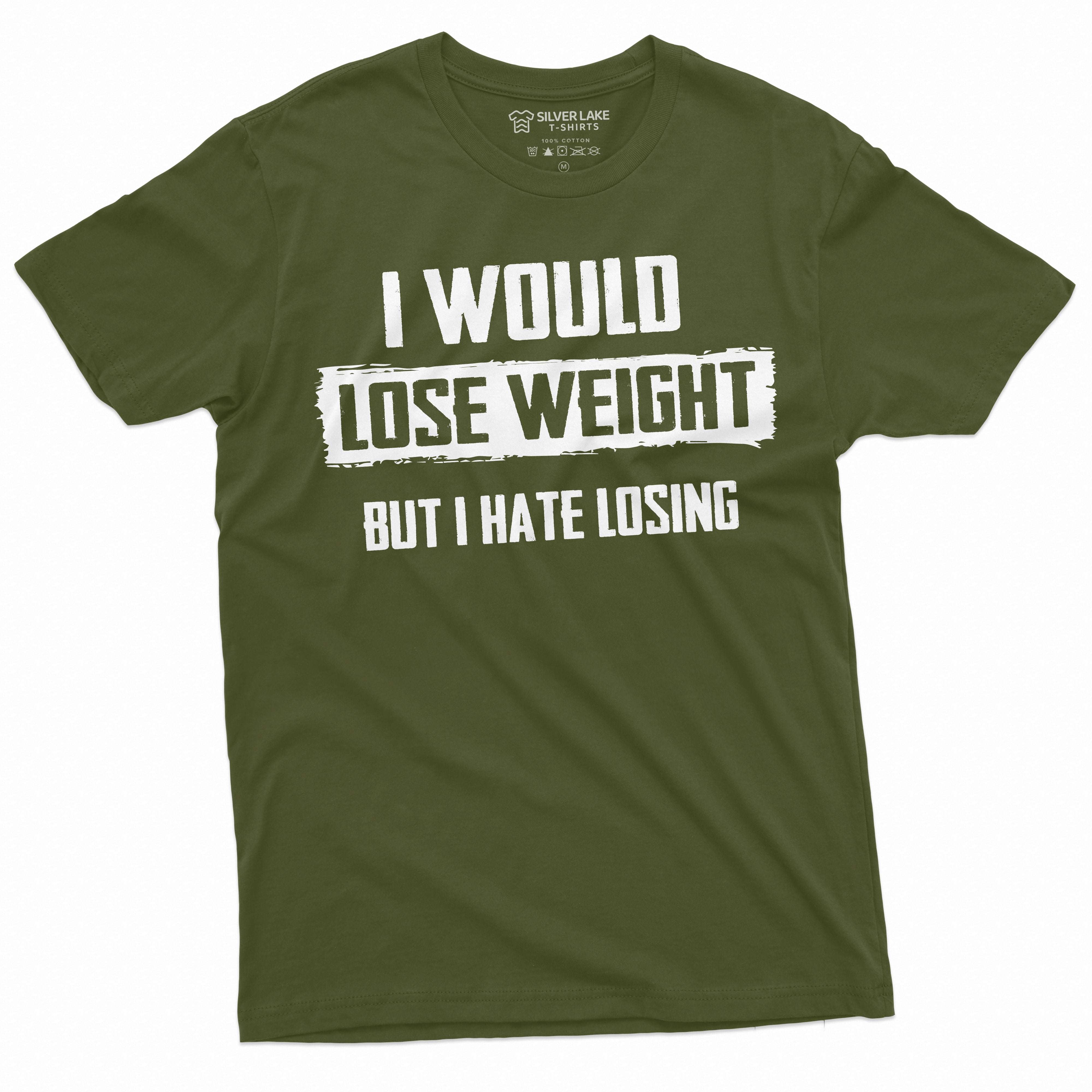 Men'S I Would Lose Weight But I Hate Losing Funny T-Shirt Plus Size Tee ...