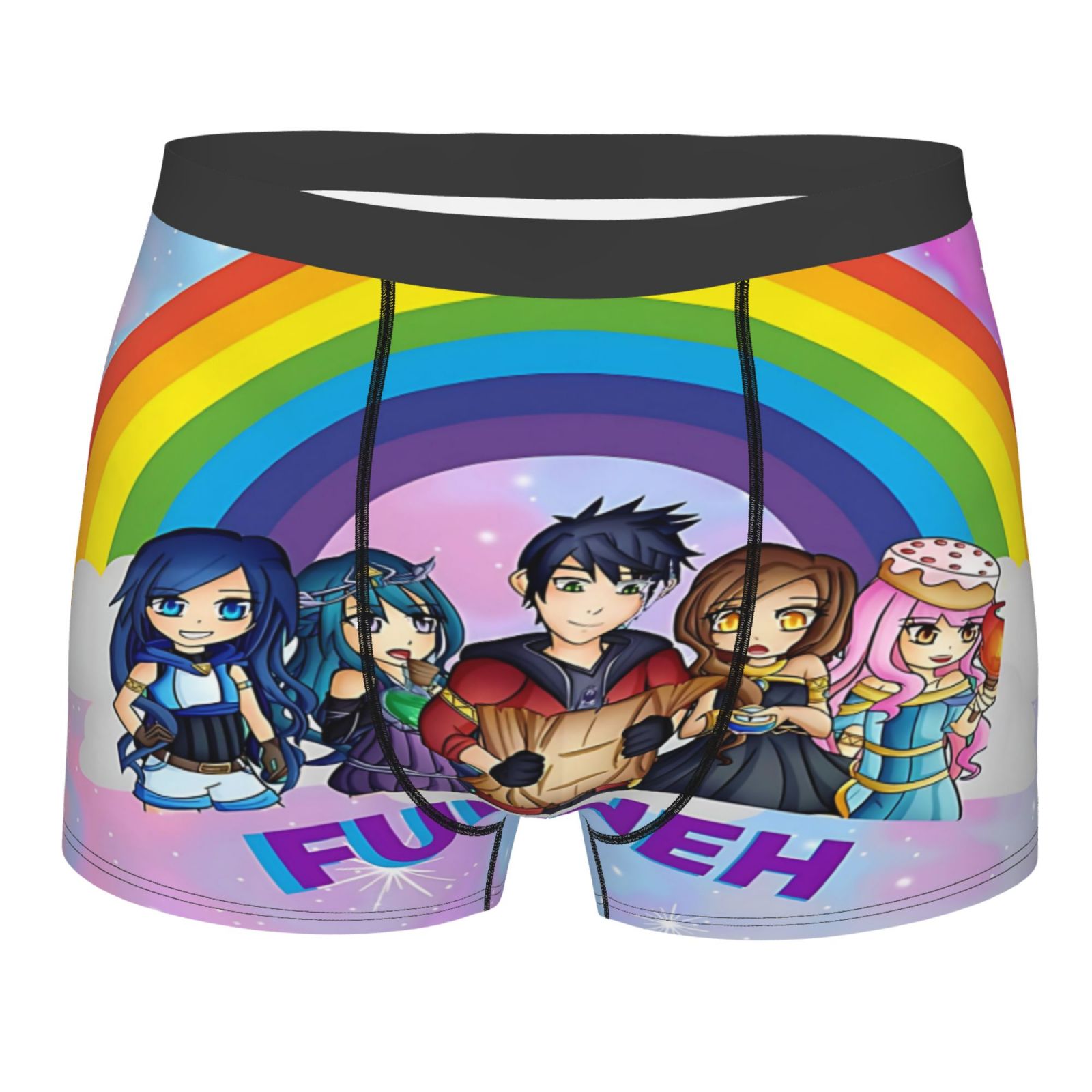 Men'S Itsfunneh Krew Boxer Briefs Underwear Cartoon Boxer Shorts ...