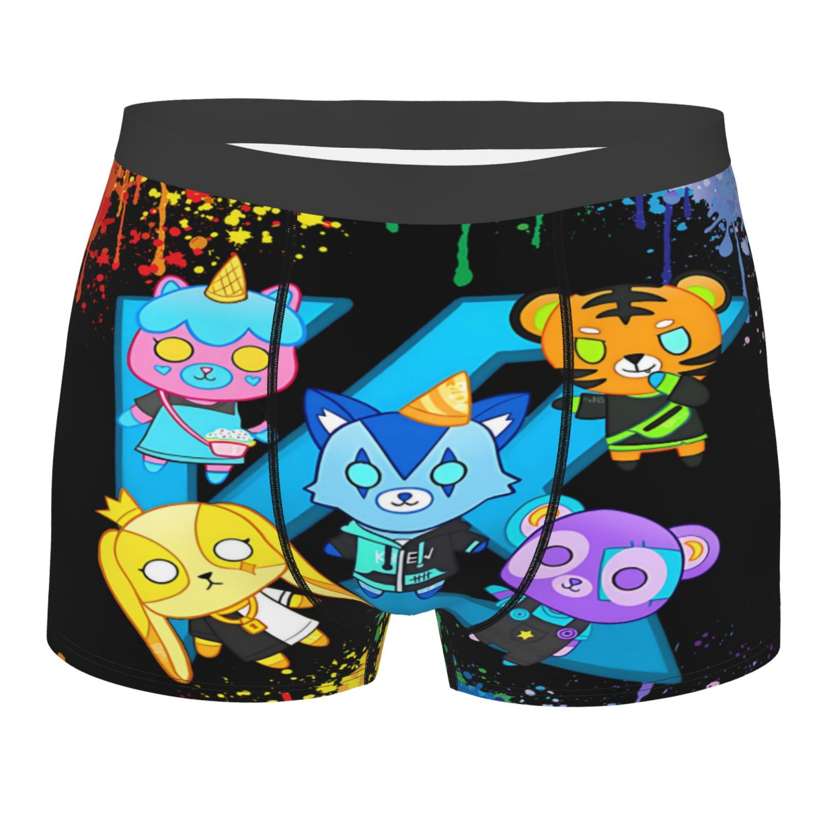 Men'S Itsfunneh Krew Boxer Briefs Underwear Cartoon Boxer Shorts ...