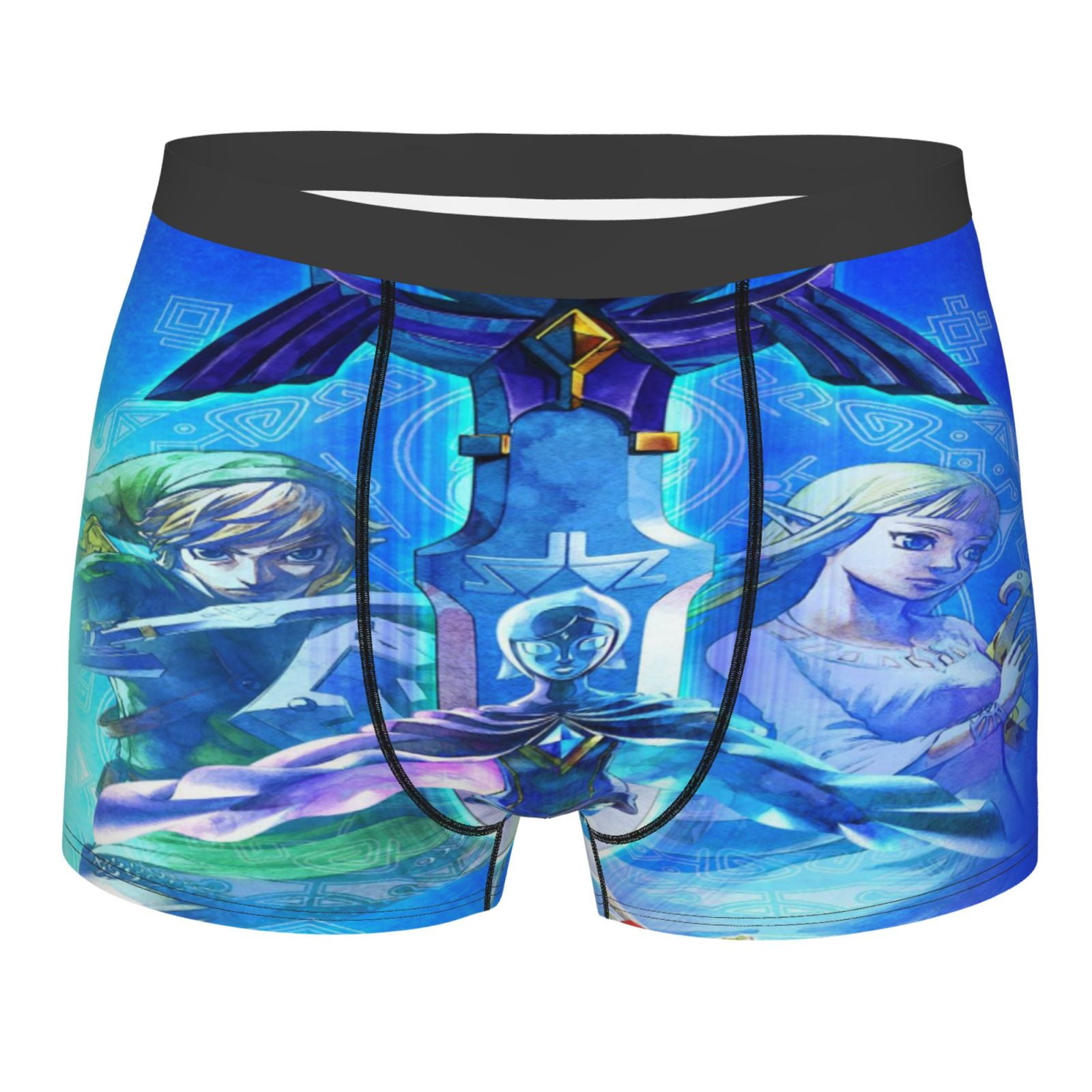 Men'S Le-Gend 0f Zel-,Da0 Boxer Briefs Underwear Cartoon Boxer Shorts ...