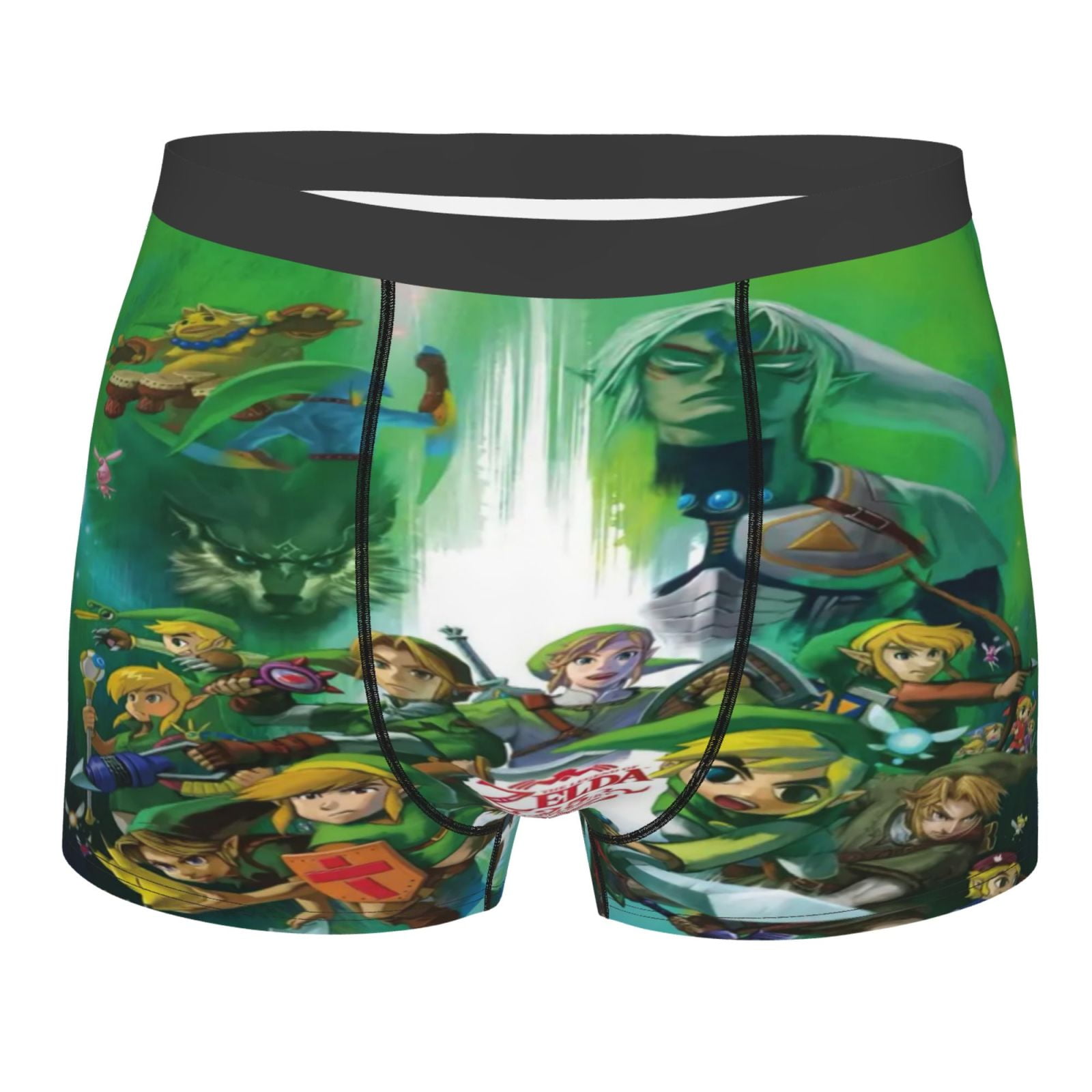 Men'S Le-Gend 0f Zel-,Da0 Boxer Briefs Underwear Cartoon Boxer Shorts ...