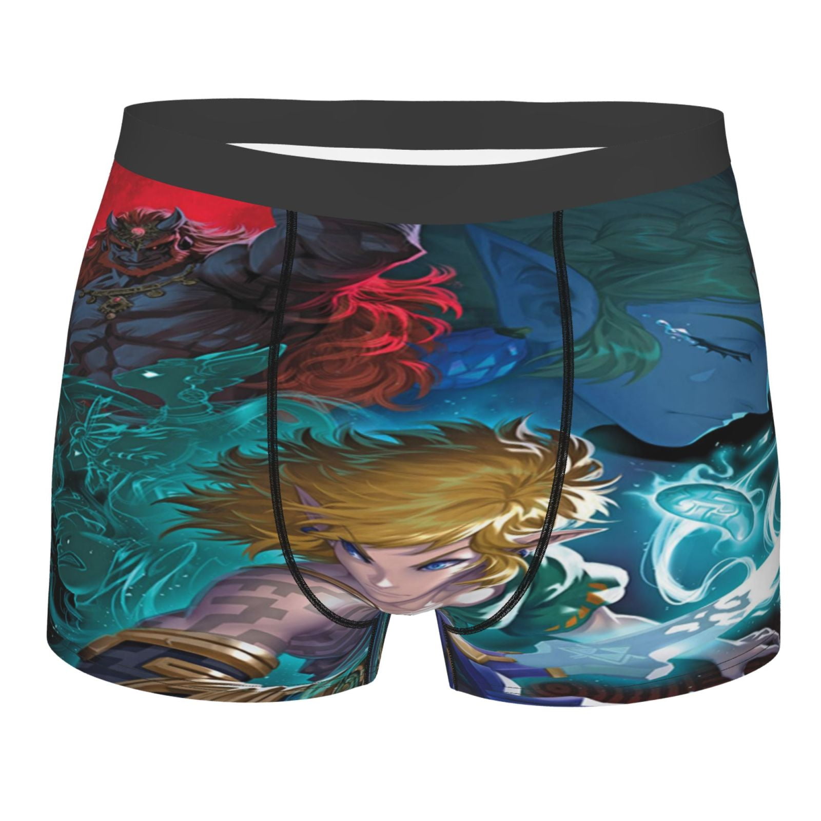 Men'S Le-Gend 0f Zel-,Da0 Boxer Briefs Underwear Cartoon Boxer Shorts ...