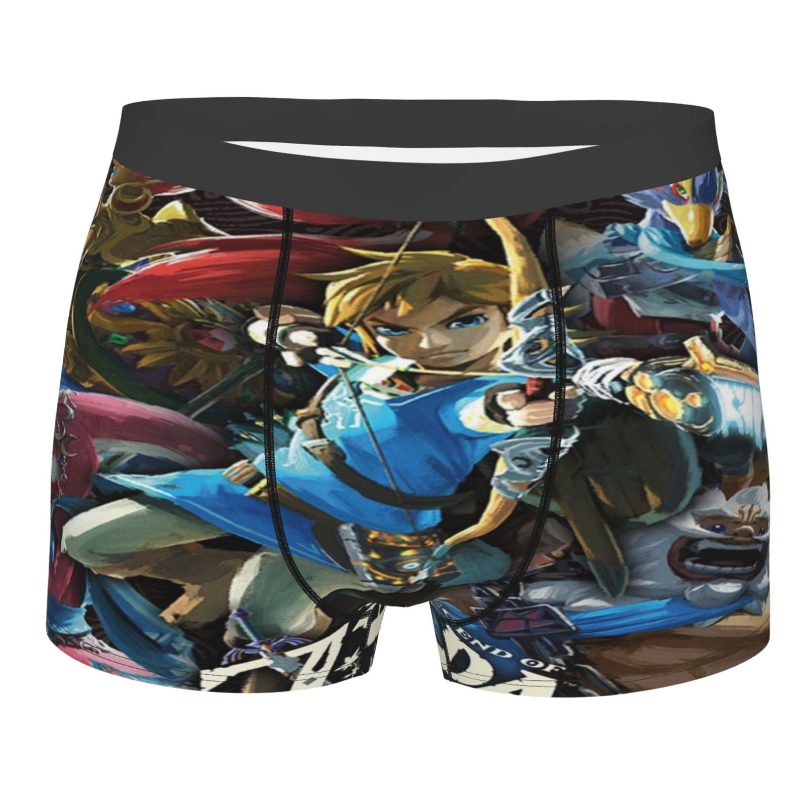 Men'S Le-Gend 0f Zel-,Da0 Boxer Briefs Underwear Cartoon Boxer Shorts ...