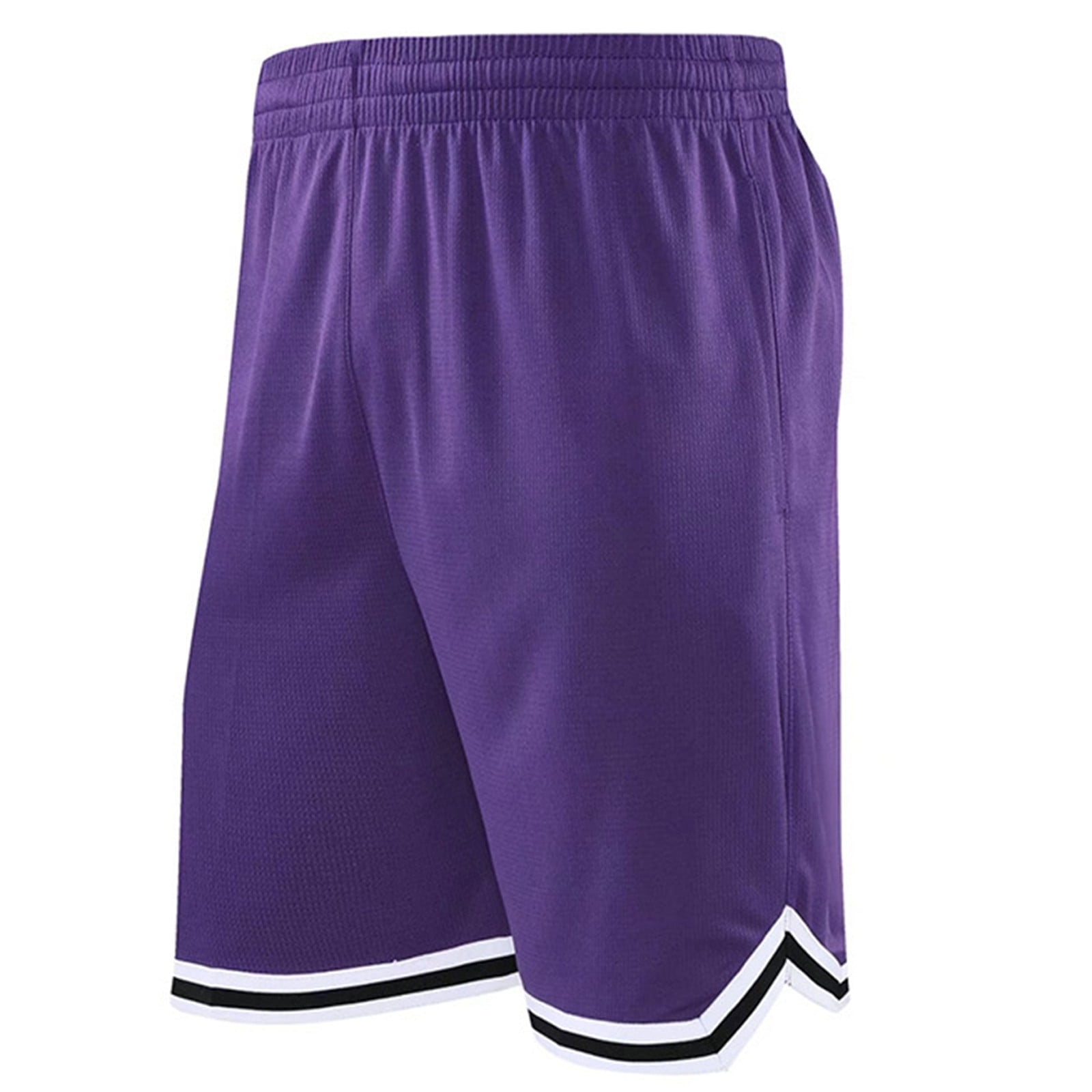 Men'S Long Basketball Shorts With Zipper Pocket 11 Inch Mesh Sports ...