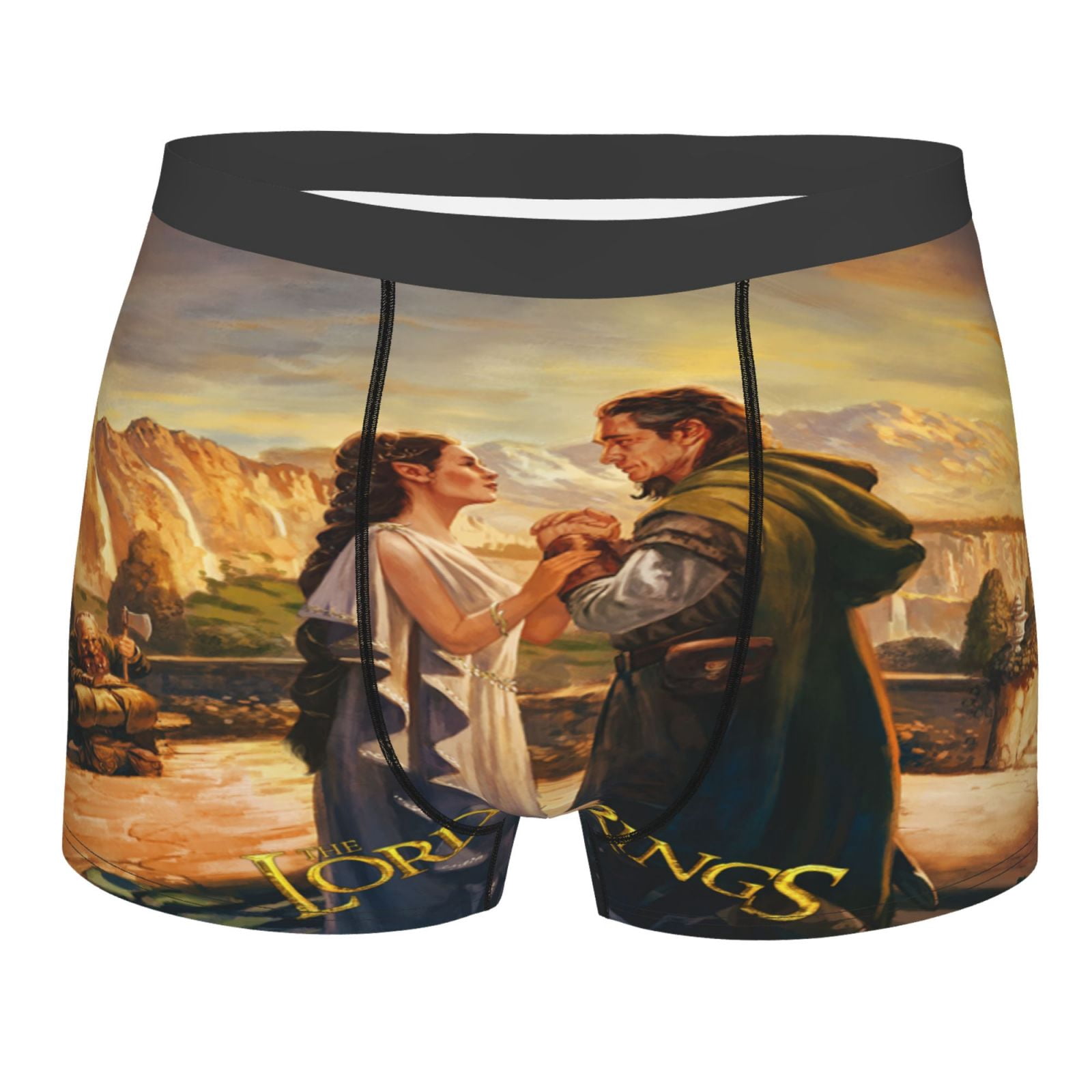 Men'S Lord Of Ring Boxer Briefs Underwear Cartoon Boxer Shorts ...