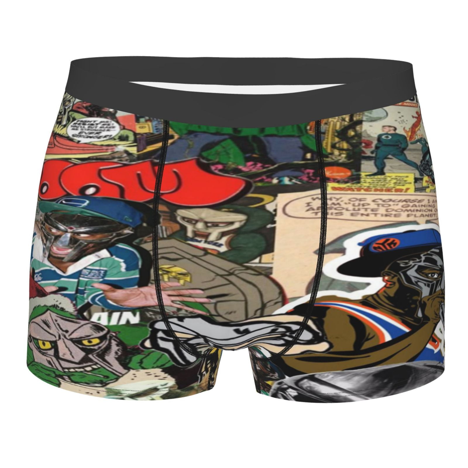 Men'S Mf Doom Boxer Briefs Underwear Cartoon Boxer Shorts - Walmart.com
