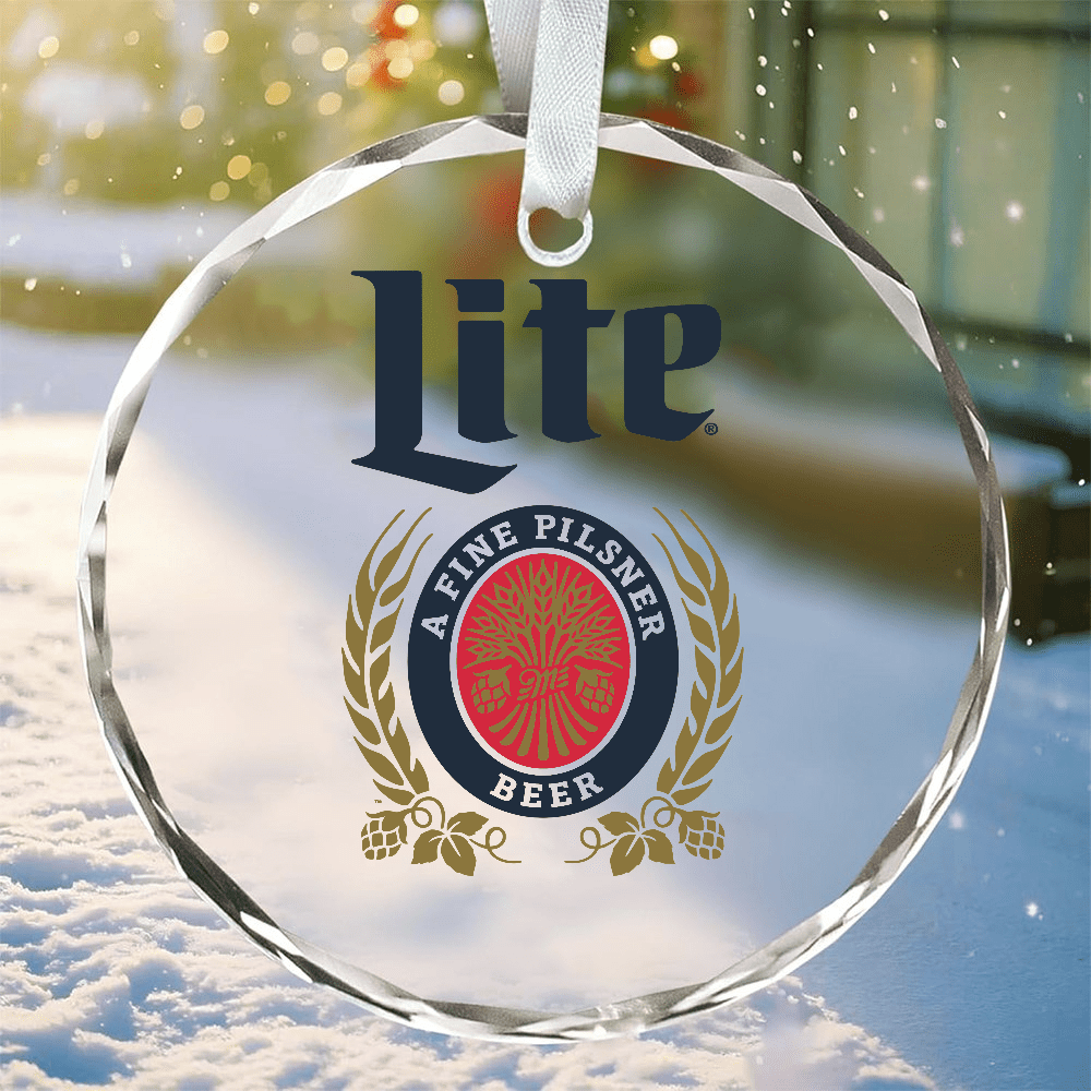 Men'S Miller Lite Miller Light Beer Logo Ornament, Home Decoration ...