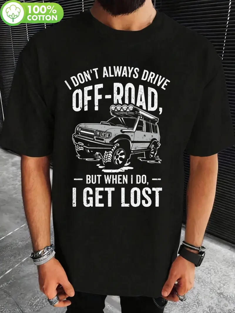 Men'S Off-Road 4x4 Wheeler Graphic T-Shirt - Vintage Style, Comfortable ...