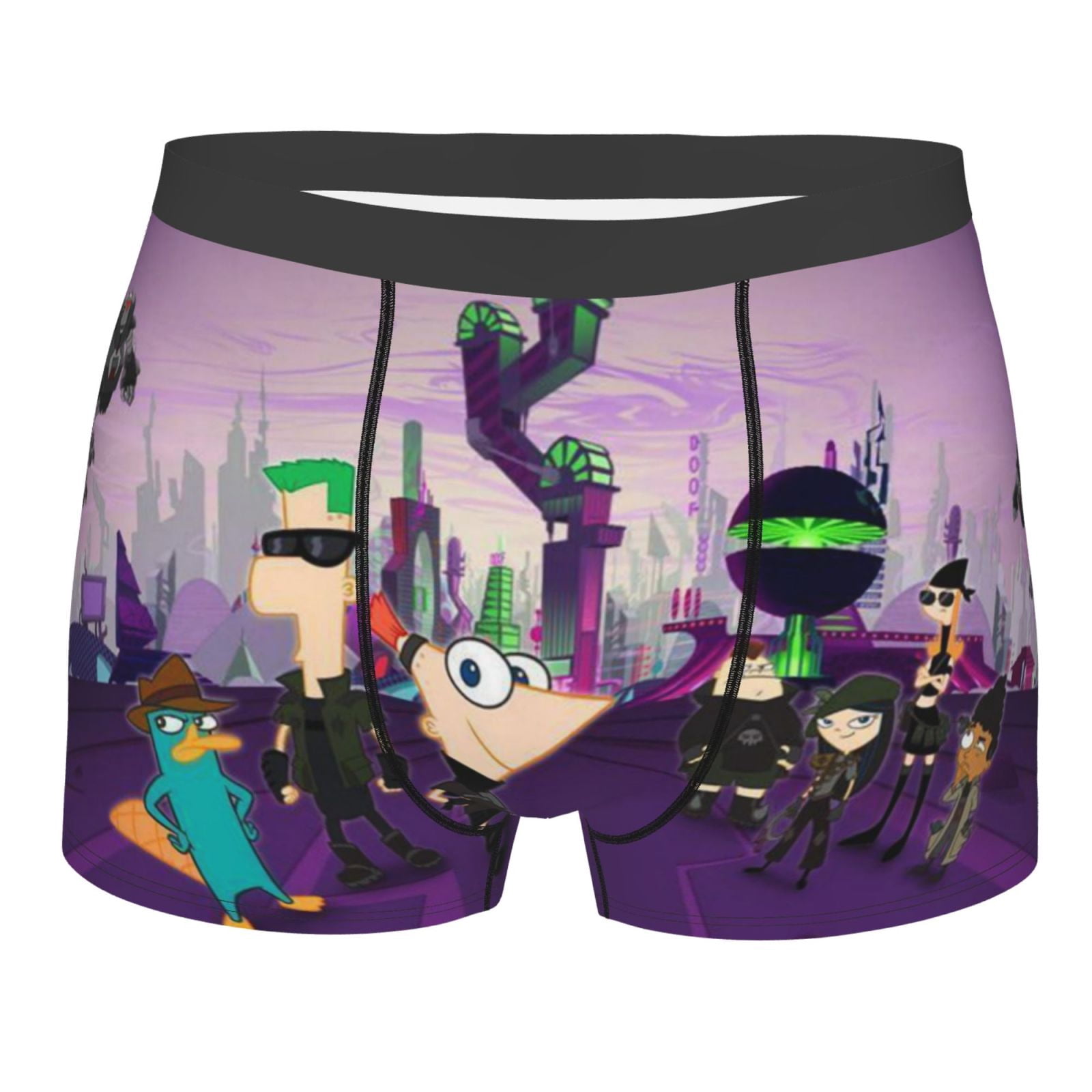 Men'S Phi-Neas Friend Ferb0 Boxer Briefs Underwear Cartoon Boxer Shorts ...