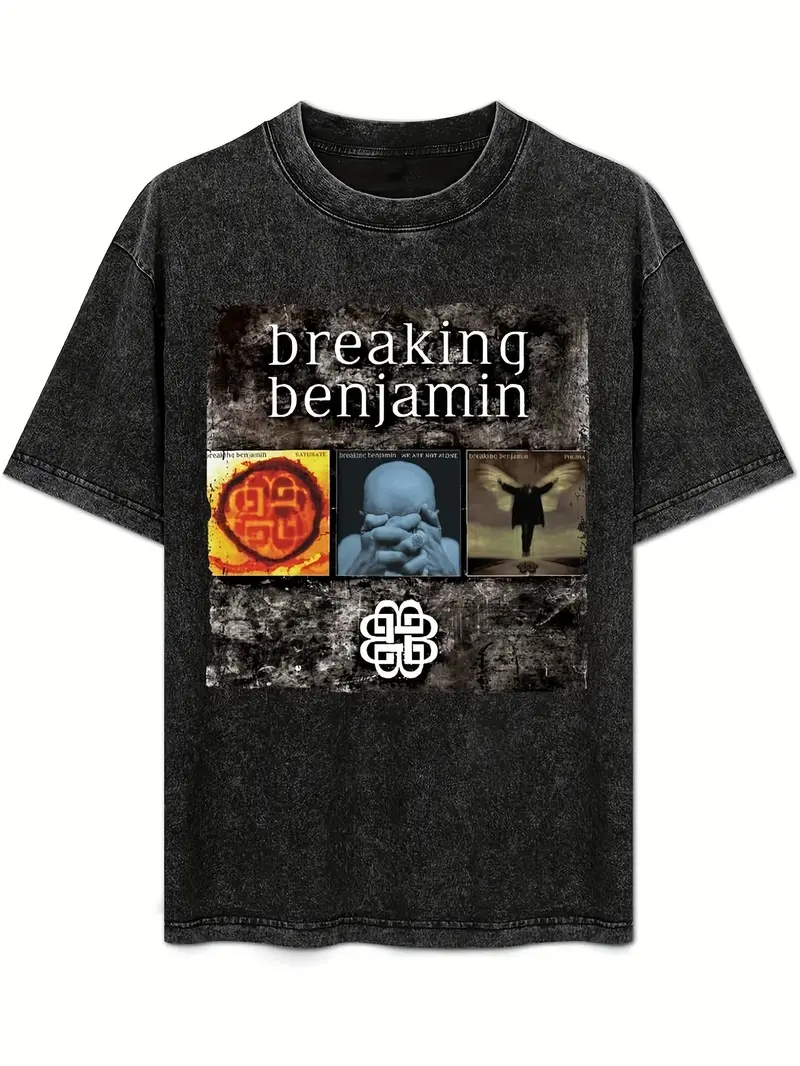 Men'S Rock Breaking Benjamin Album Cover Collection Washed And ...