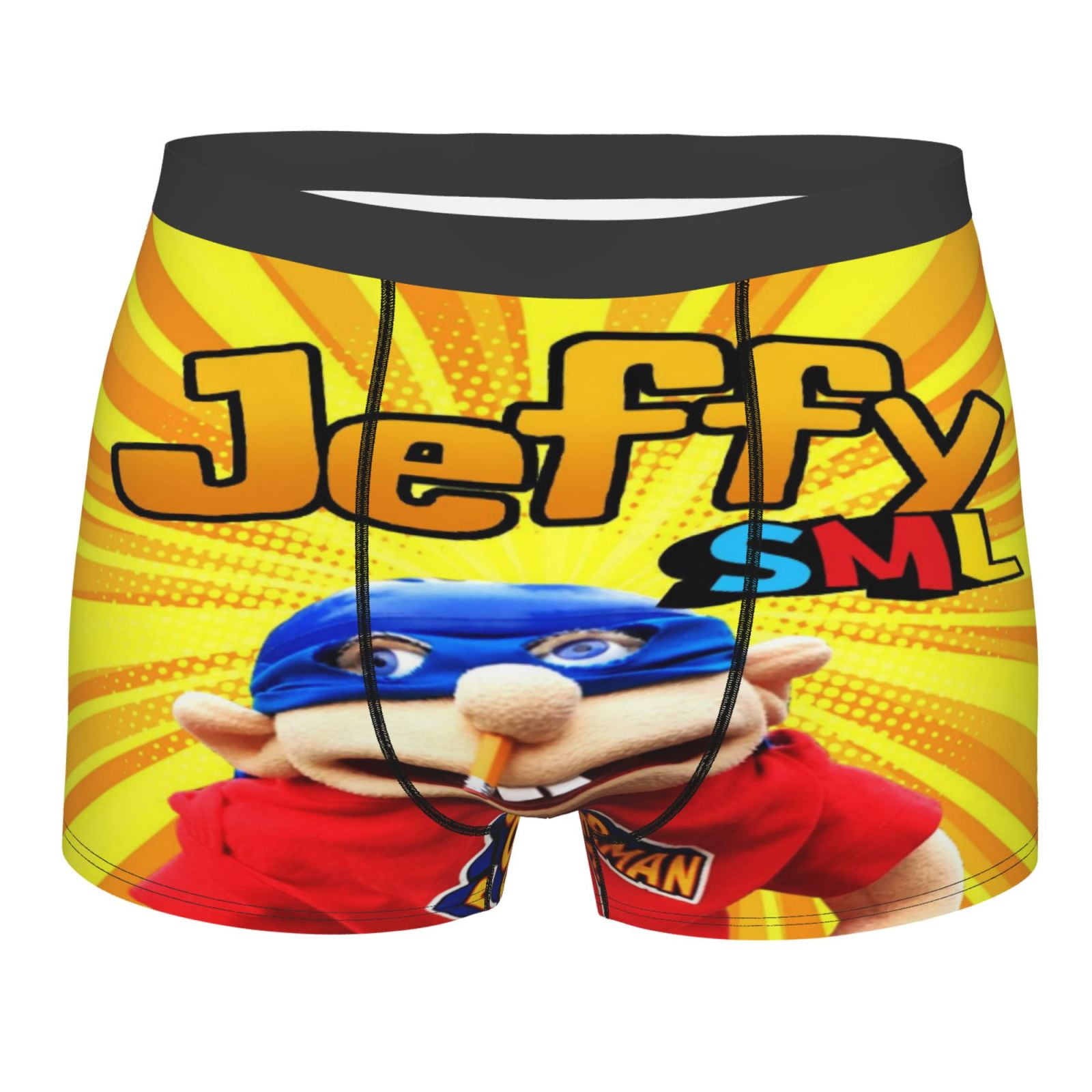 Men'S Sml Cartoon Jef-,Fy Boxer Briefs Underwear Cartoon Boxer Shorts ...
