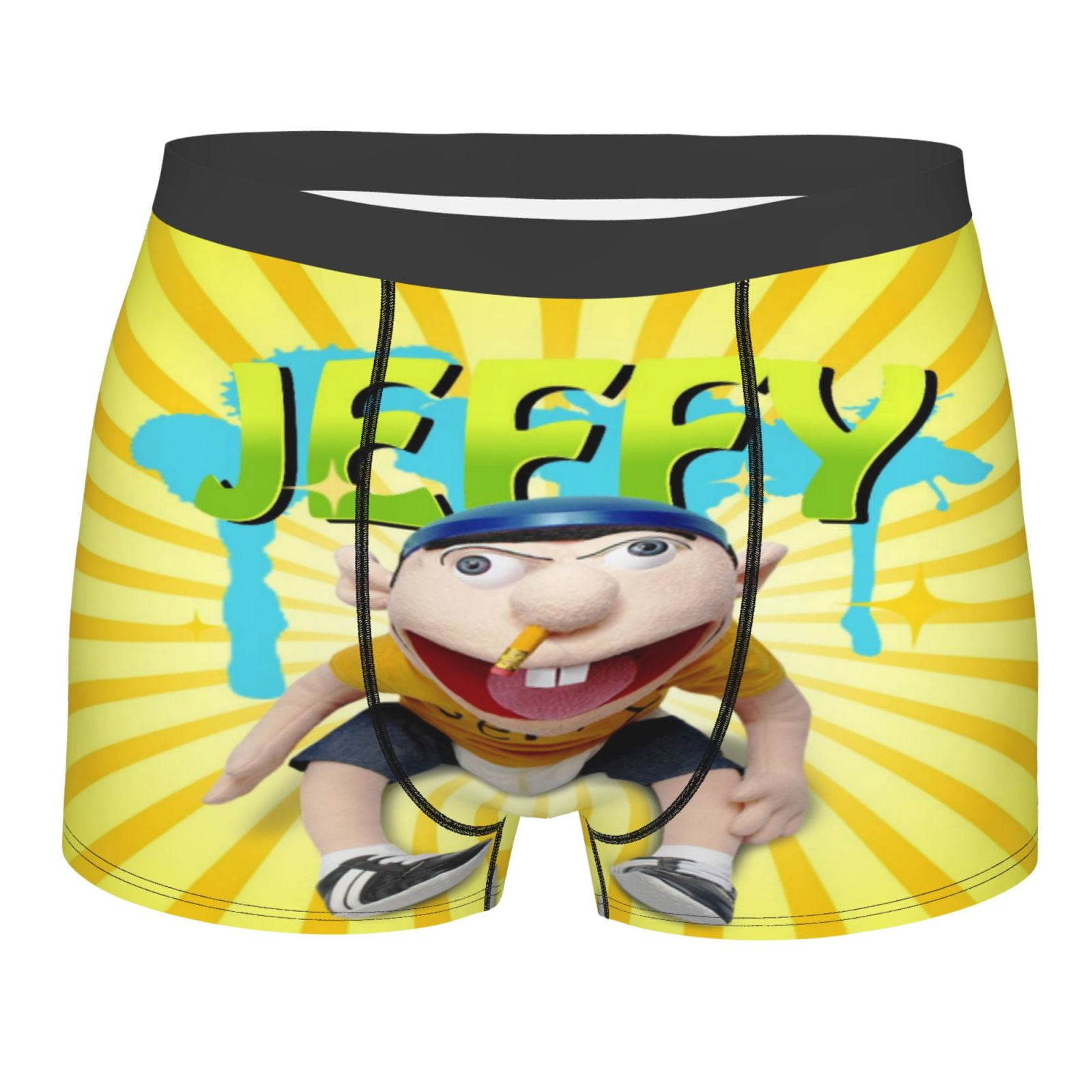 Men'S Sml Cartoon Jef-,Fy Boxer Briefs Underwear Cartoon Boxer Shorts ...