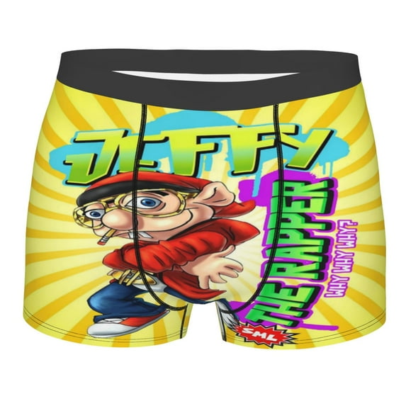 Men'S Sml Cartoon Jef-,Fy Boxer Briefs Underwear Cartoon Boxer Shorts ...