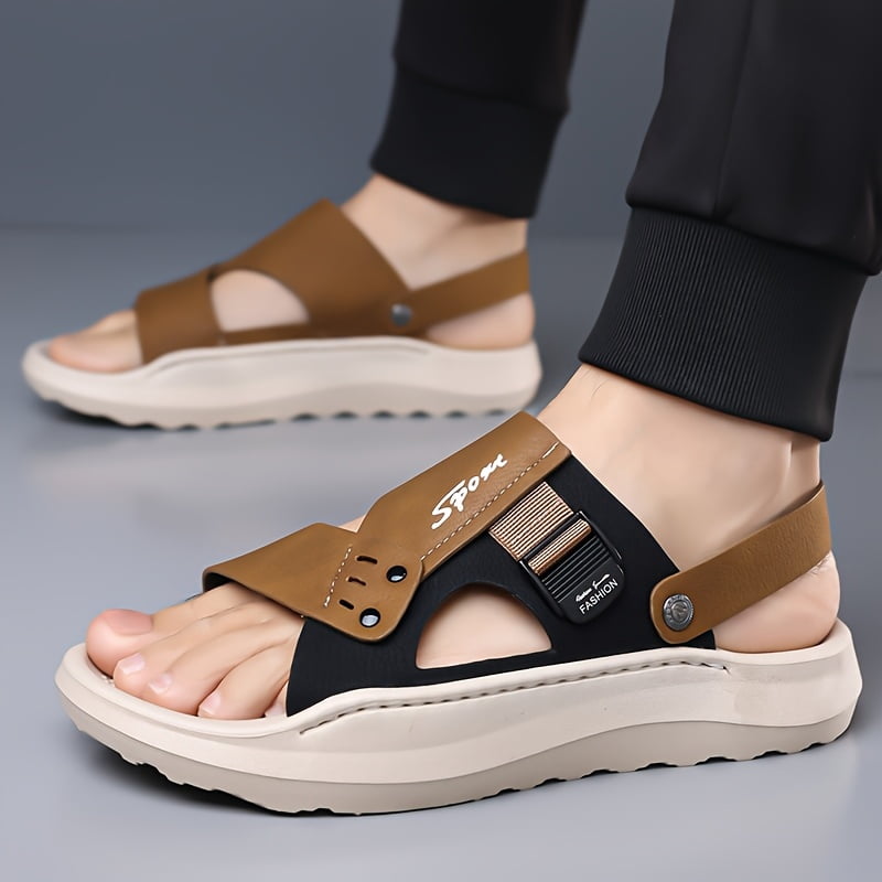 Men'S Summer Casual Sandals, Stylish, Versatile, Easy And Trendy Slip ...
