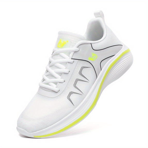 Men'S Summer Outdoor Running Shoes - Breathable Mesh & Fabric Upper, Shock-Absorbing PVC Sole ...