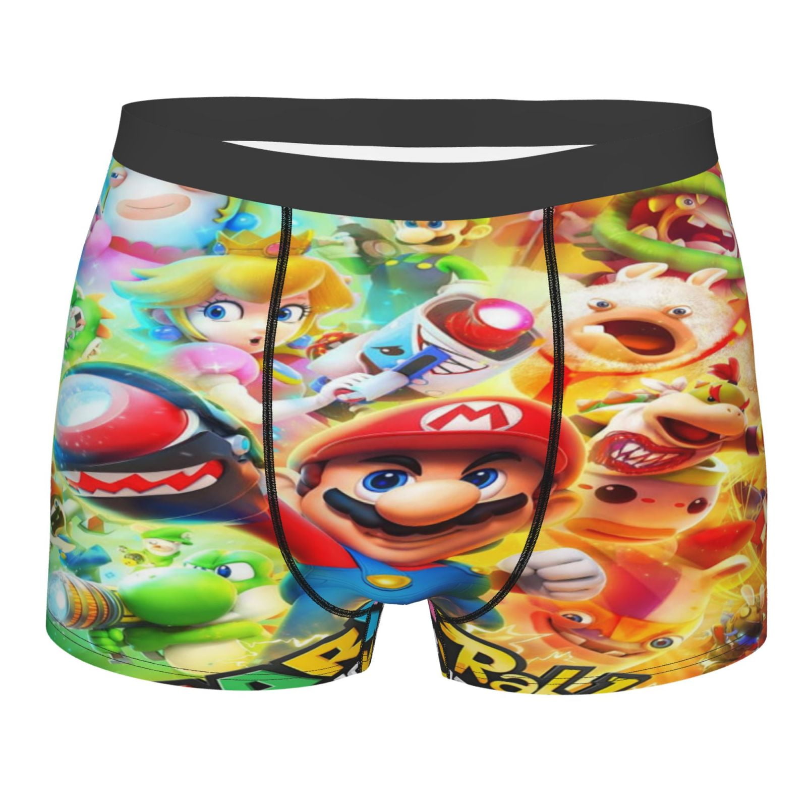 Men'S Super Mario Underwear Boxer Briefs Novelty Regular Long Mens ...
