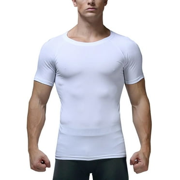 Basic White Compression Shirt - Walmart.com