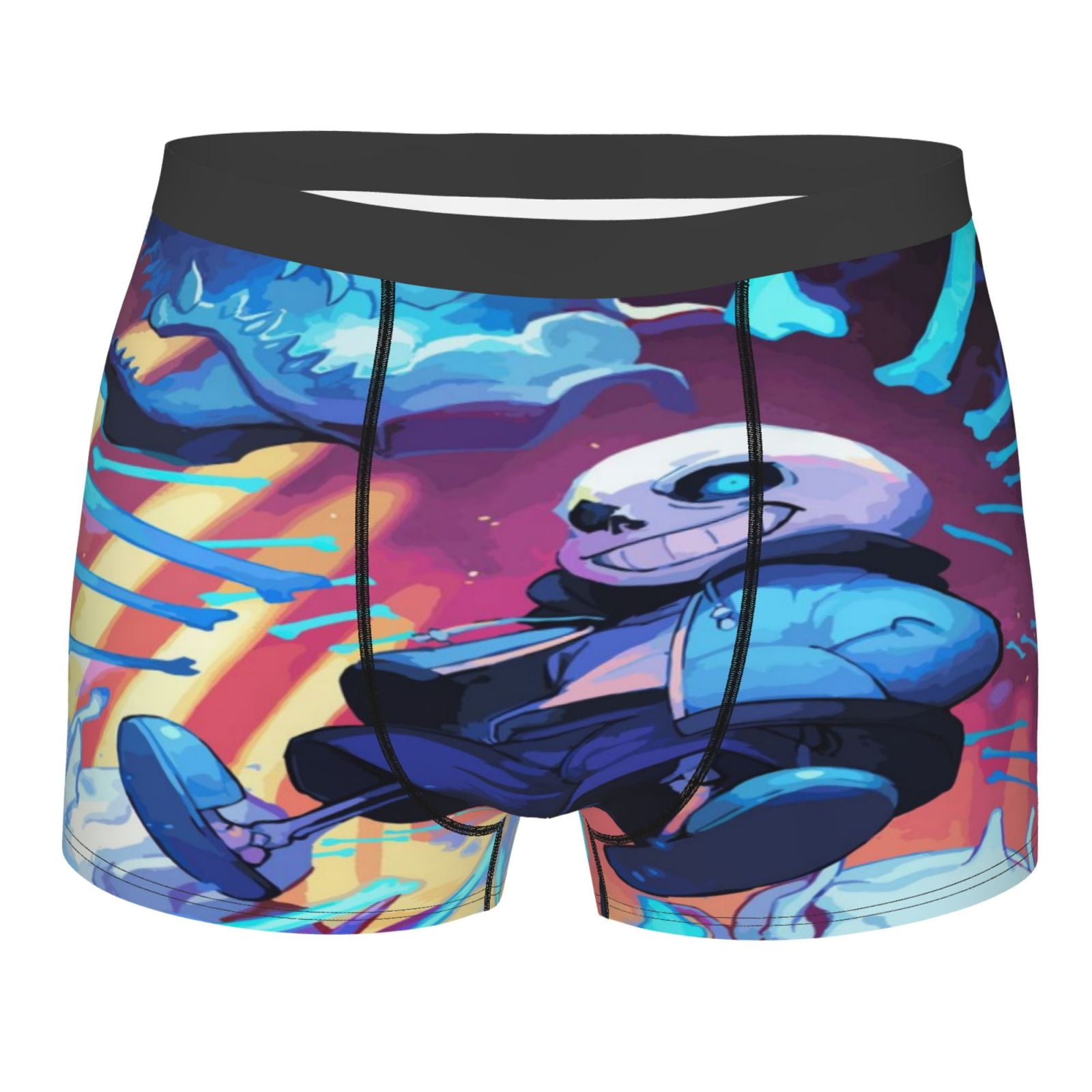 Men'S Undertale Sans Boxer Briefs Underwear Cartoon Boxer Shorts ...