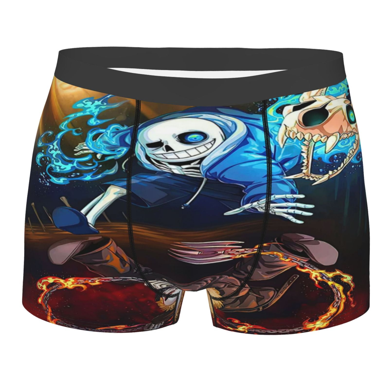 Men'S Undertale Sans Boxer Briefs Underwear Cartoon Boxer Shorts ...