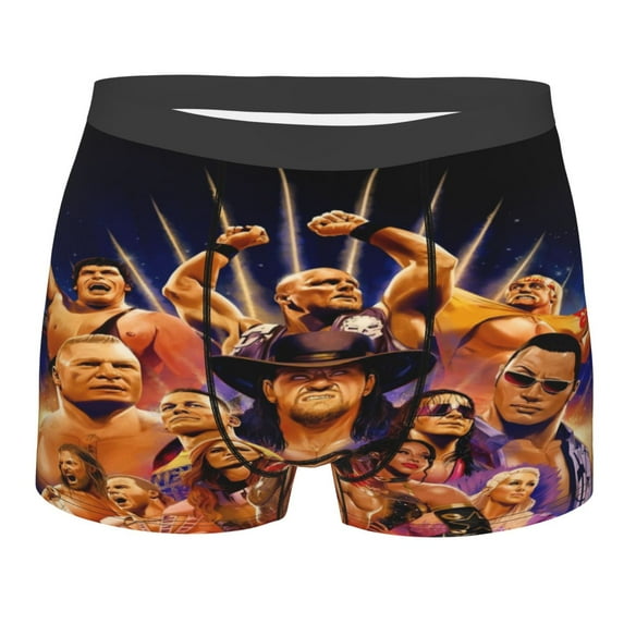 Men'S W Wres-Tler We Boxer Briefs Underwear Cartoon Boxer Shorts ...